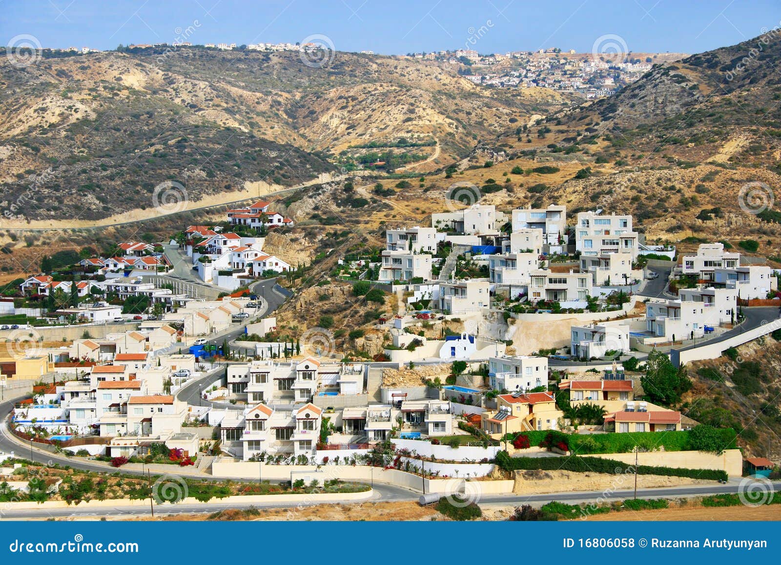 Village in Cyprus stock photo. Image of peaceful, residential - 16806058