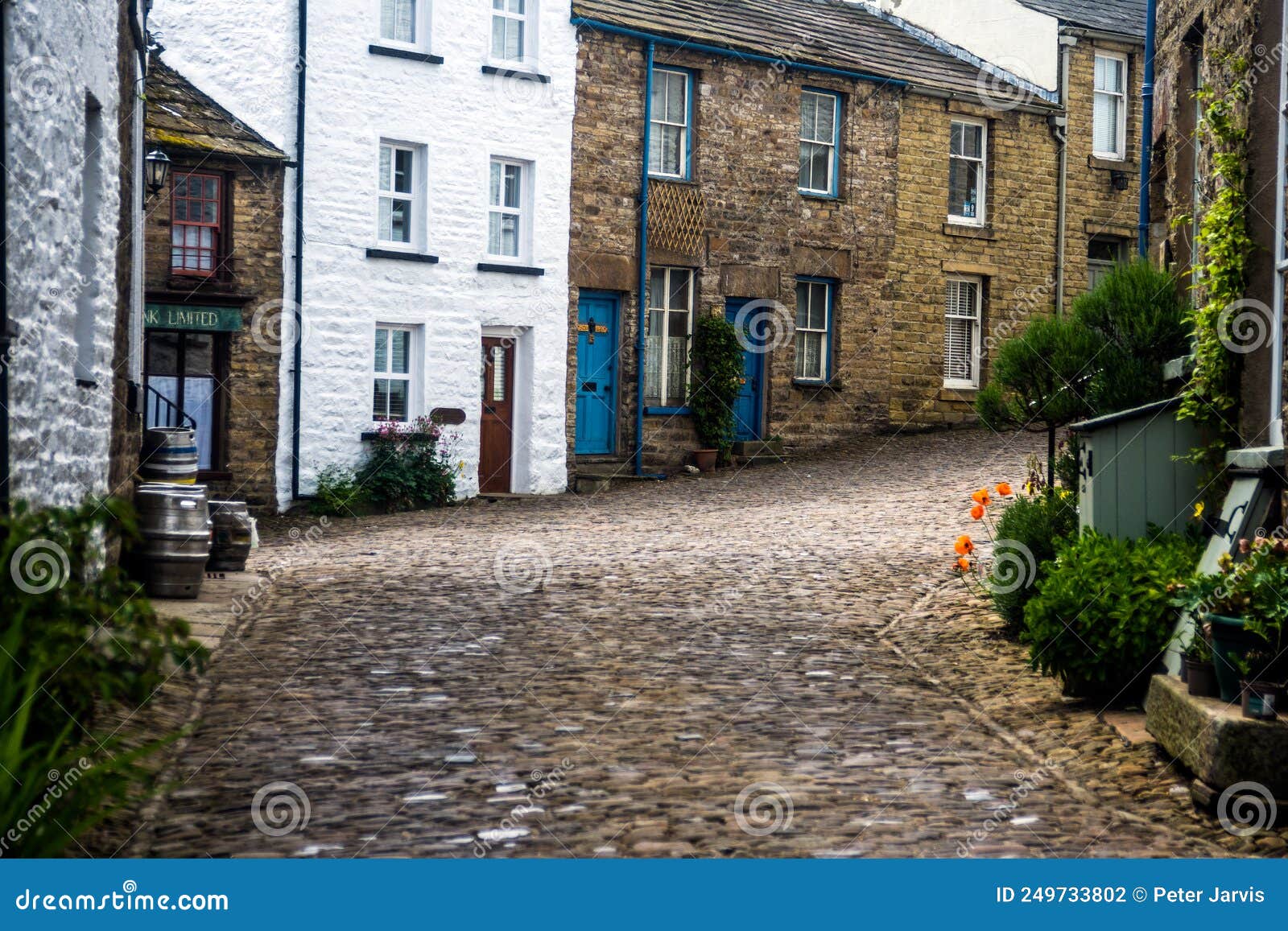 The Village of Dent, North Yorkshire, England Stock Photo - Image of ...