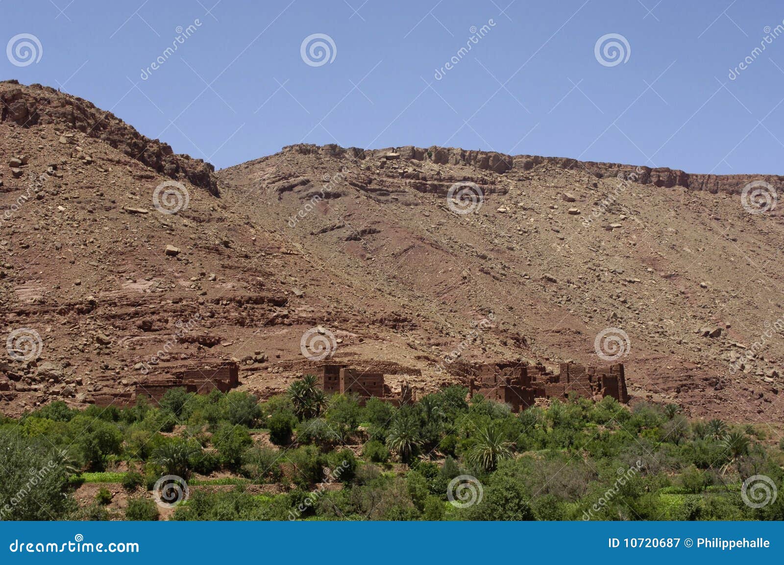 Village in the desert stock image. Image of sand, africa - 10720687