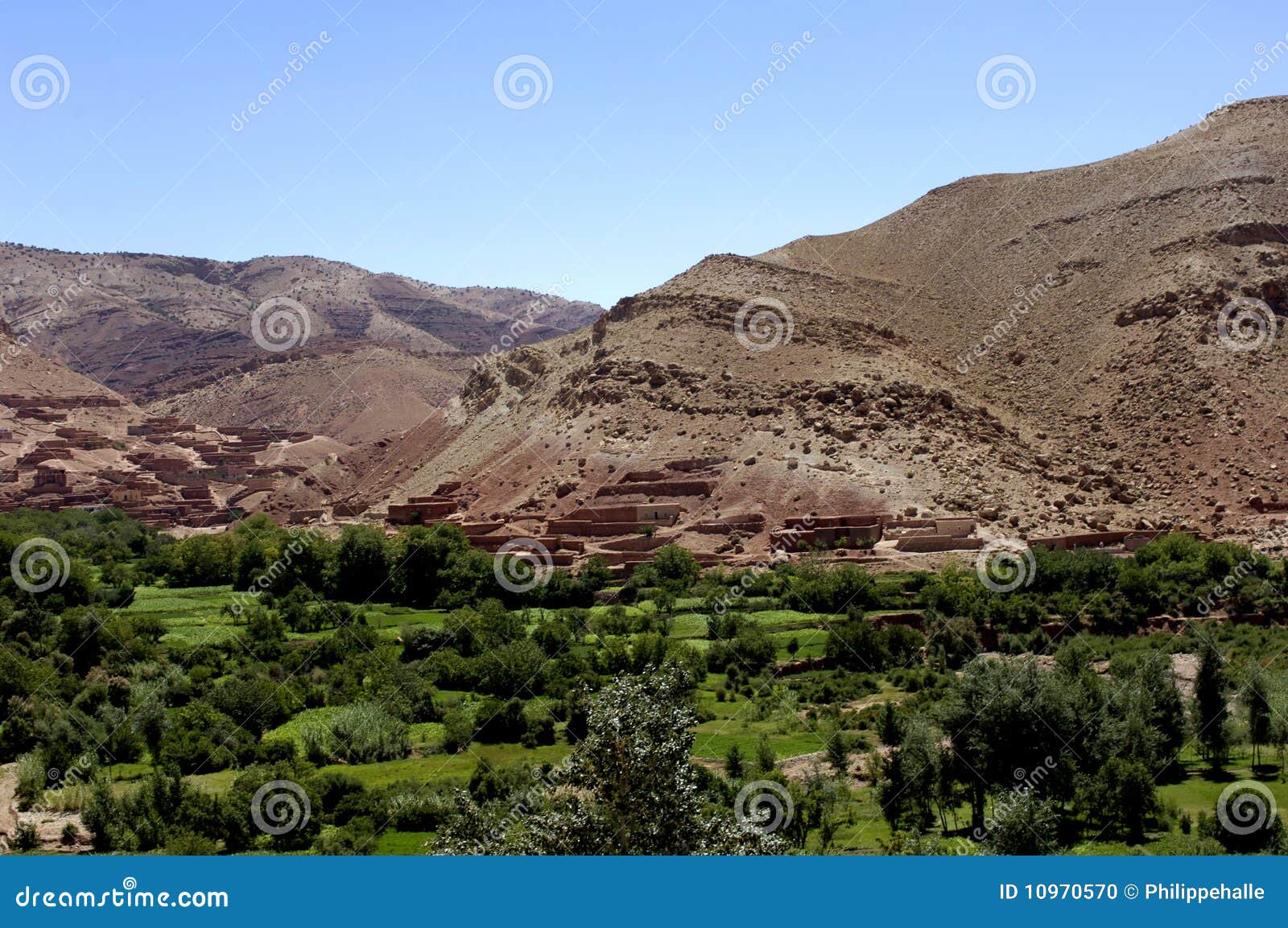 Village in the desert stock photo. Image of sand, tourism - 10970570