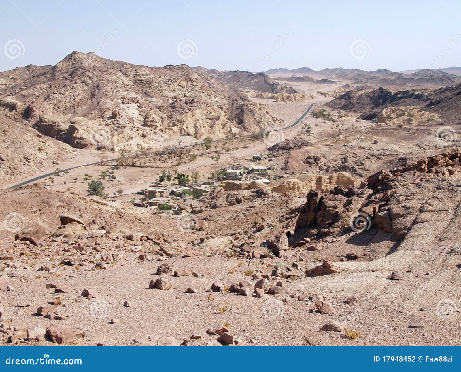 Village in desert stock photo. Image of live, climbing - 17948452