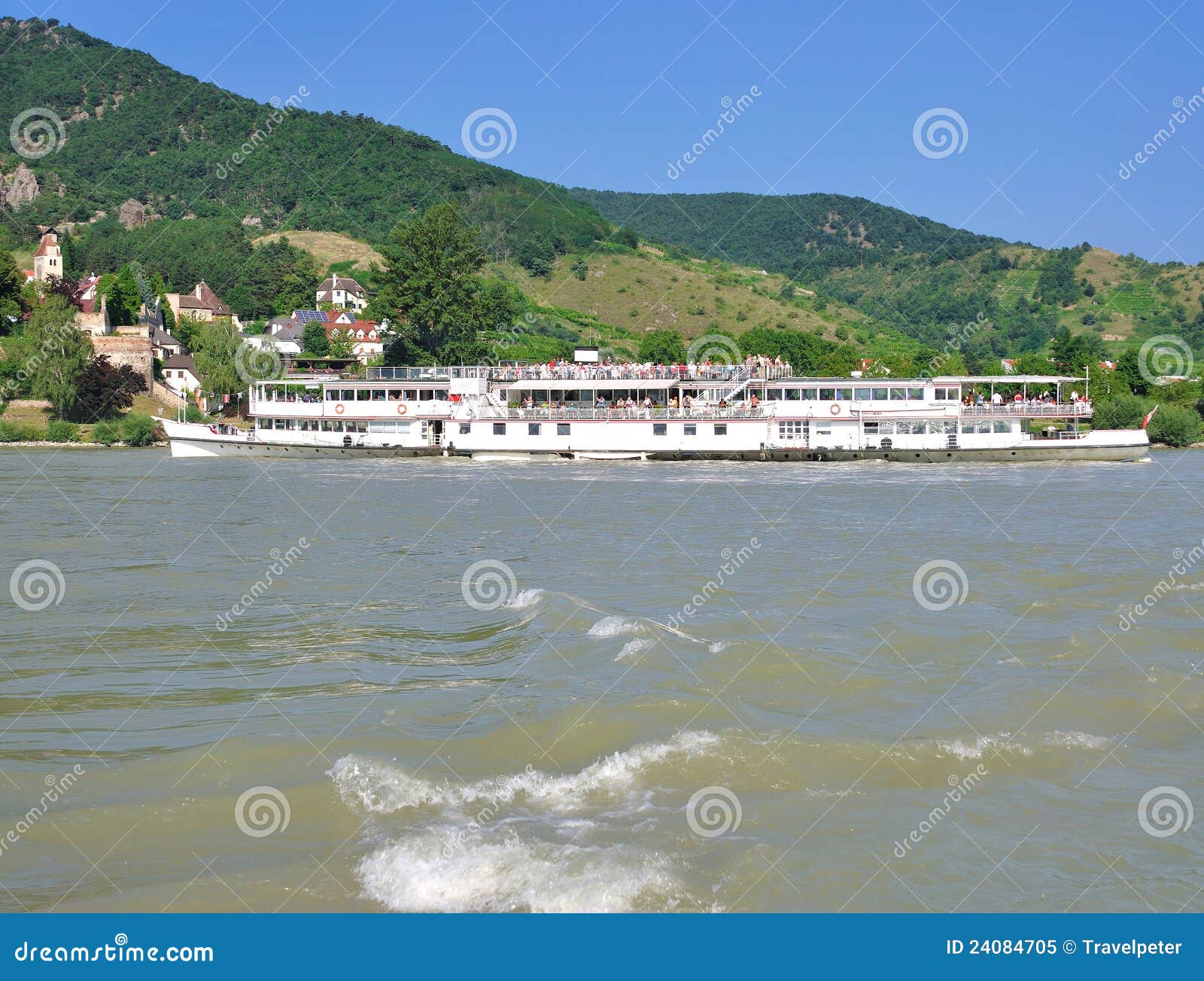 The village of duernstein stock image. Image of duernstein - 24084705