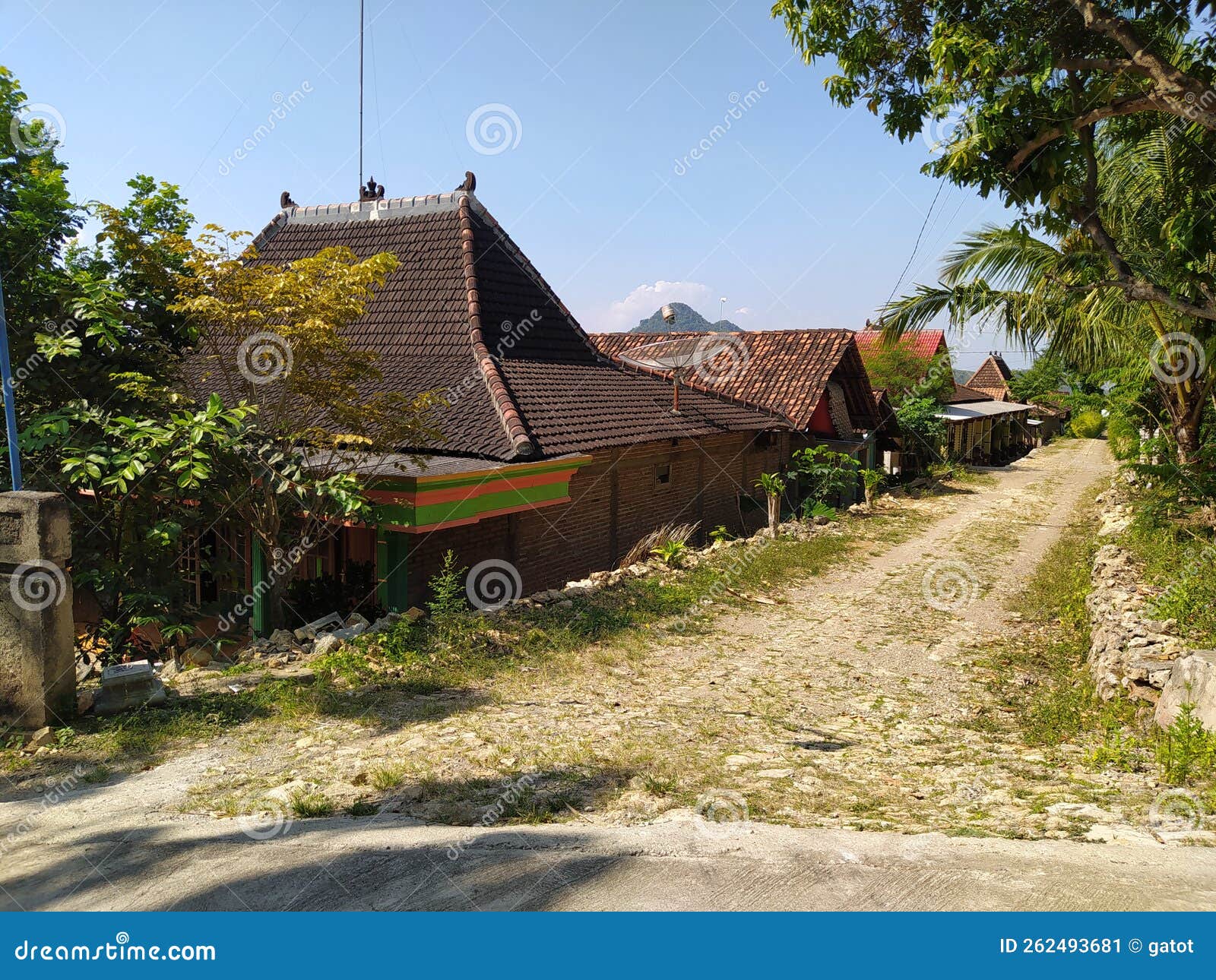 The Village Entrance is Rocky Stock Image - Image of monastery, ruins ...