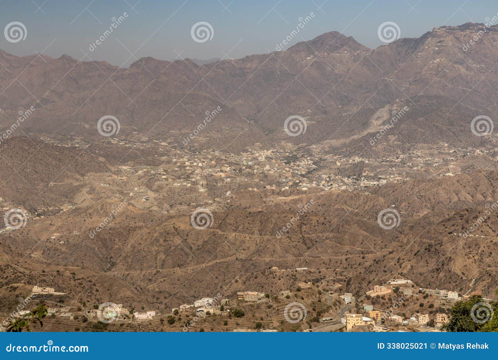 Village in Faifa Mountains, Saudi Arab Stock Image - Image of buildings ...