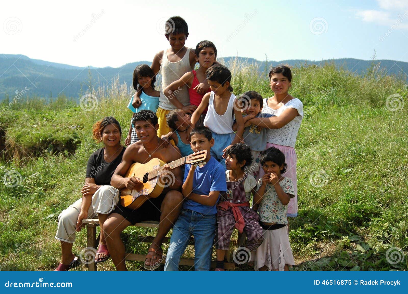 Village gitan Betlanovce image éditorial. Image du gens - 46516875