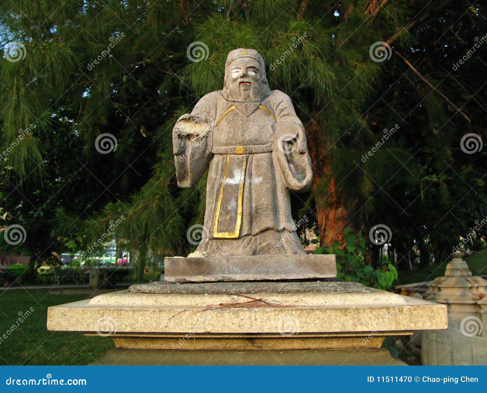 A Village God stock photo. Image of sculpture, cement - 11511470