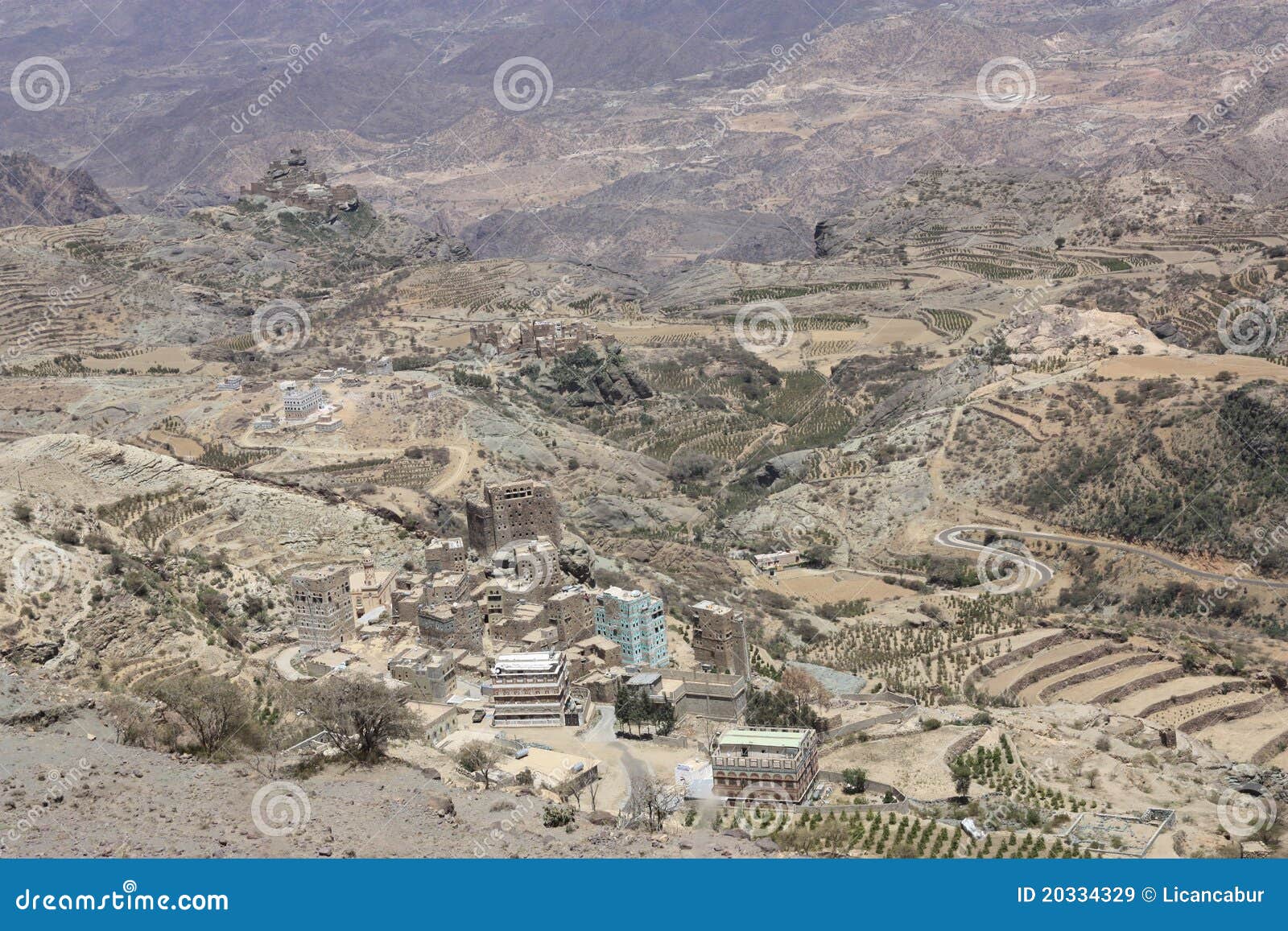 Village in haraz mountains stock image. Image of place - 20334329