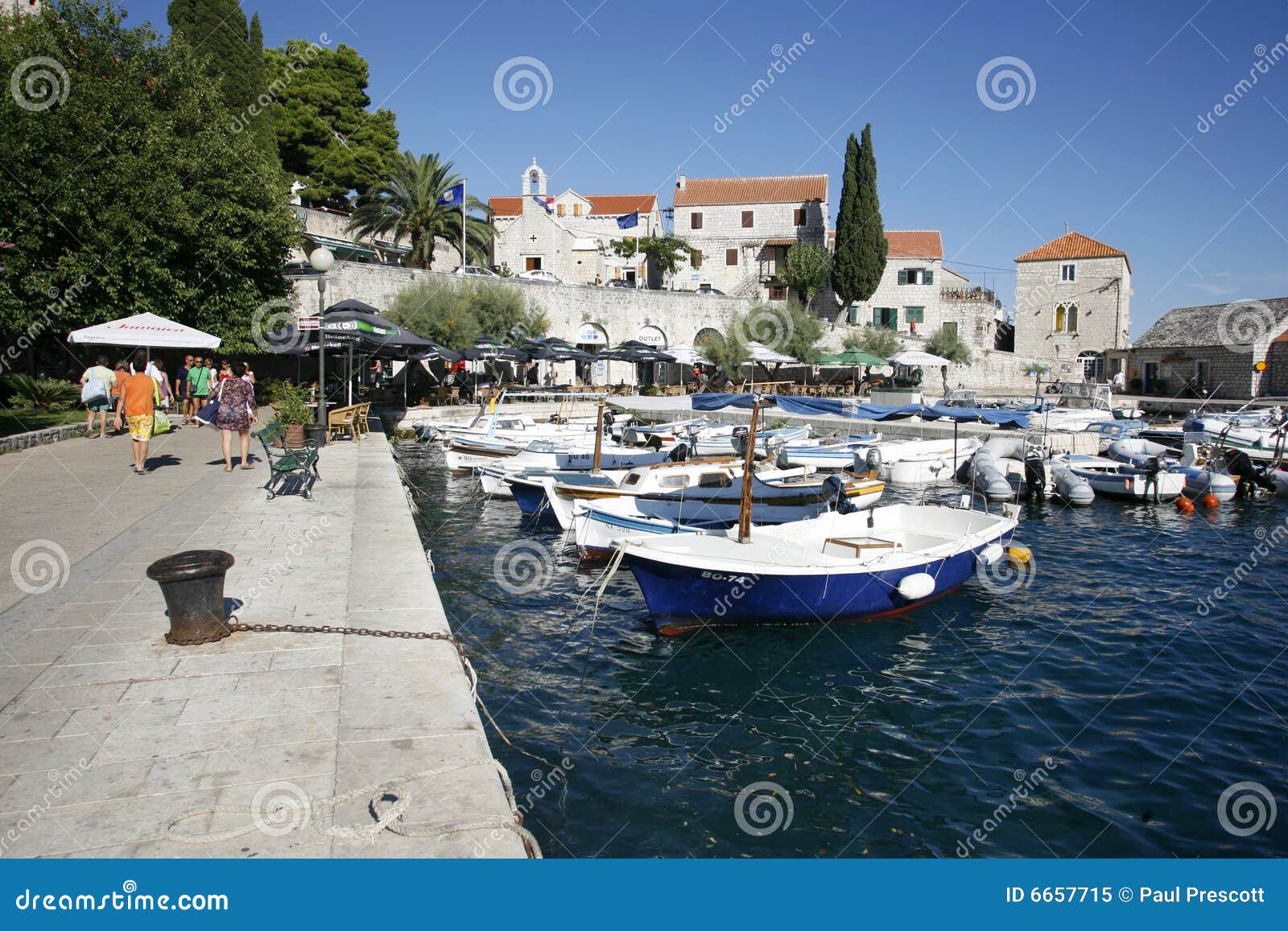 Village harbour stock image. Image of mediterranean, dock - 6657715