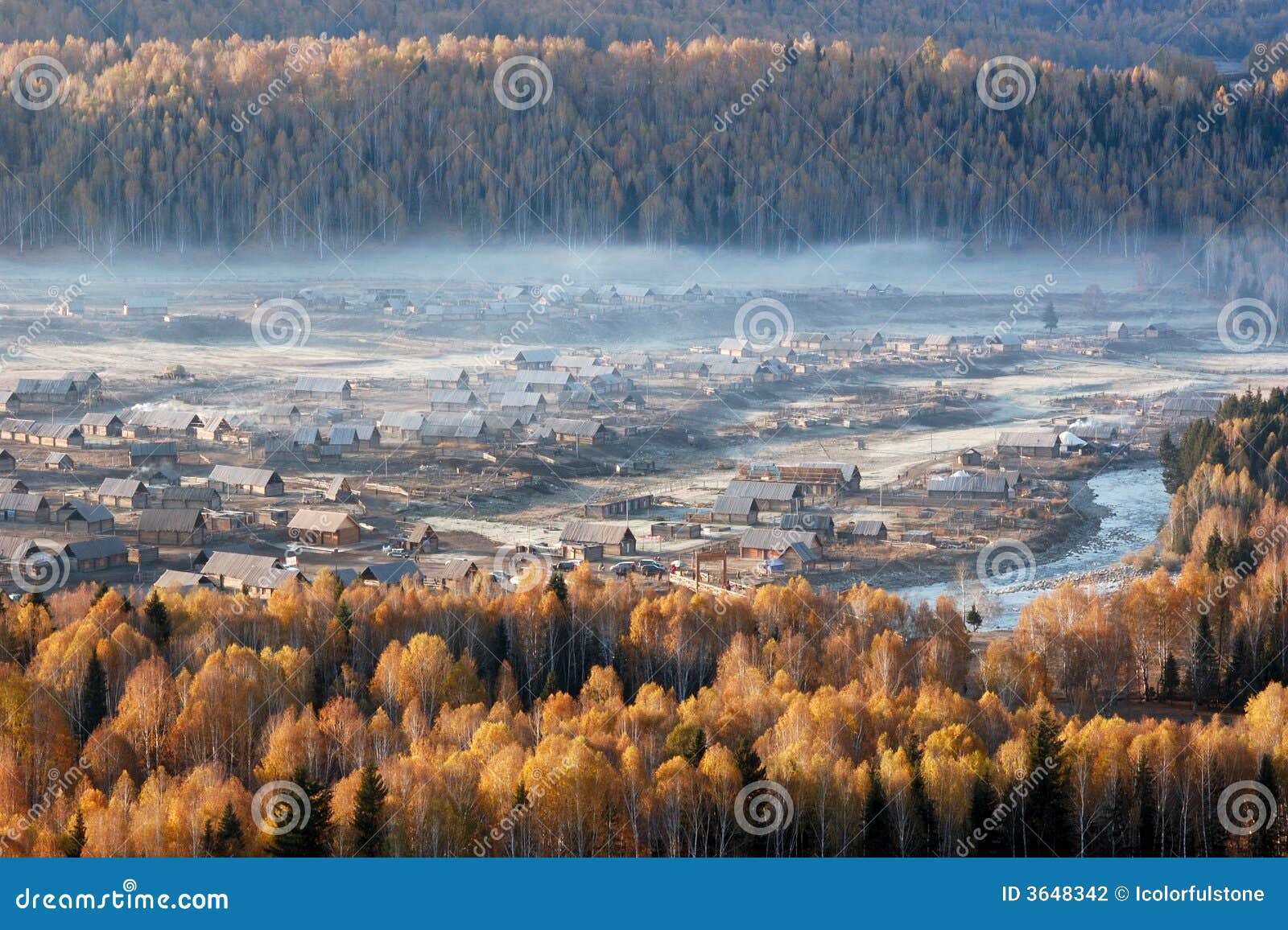 Village Hemu stock photo. Image of china, pasture, forest - 3648342