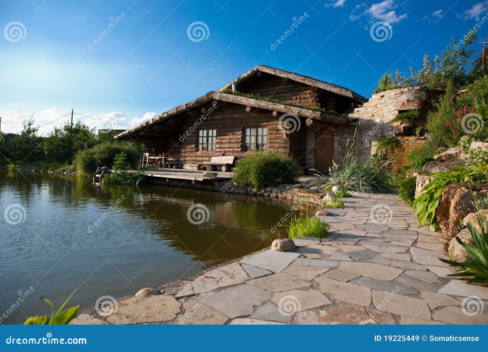 Village house stock image. Image of natural, colourful - 19225449