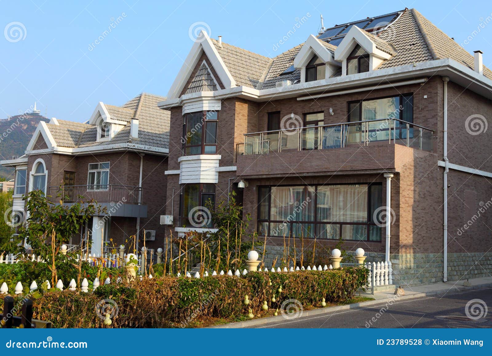 Village House, stock photo. Image of mansion, design - 23789528