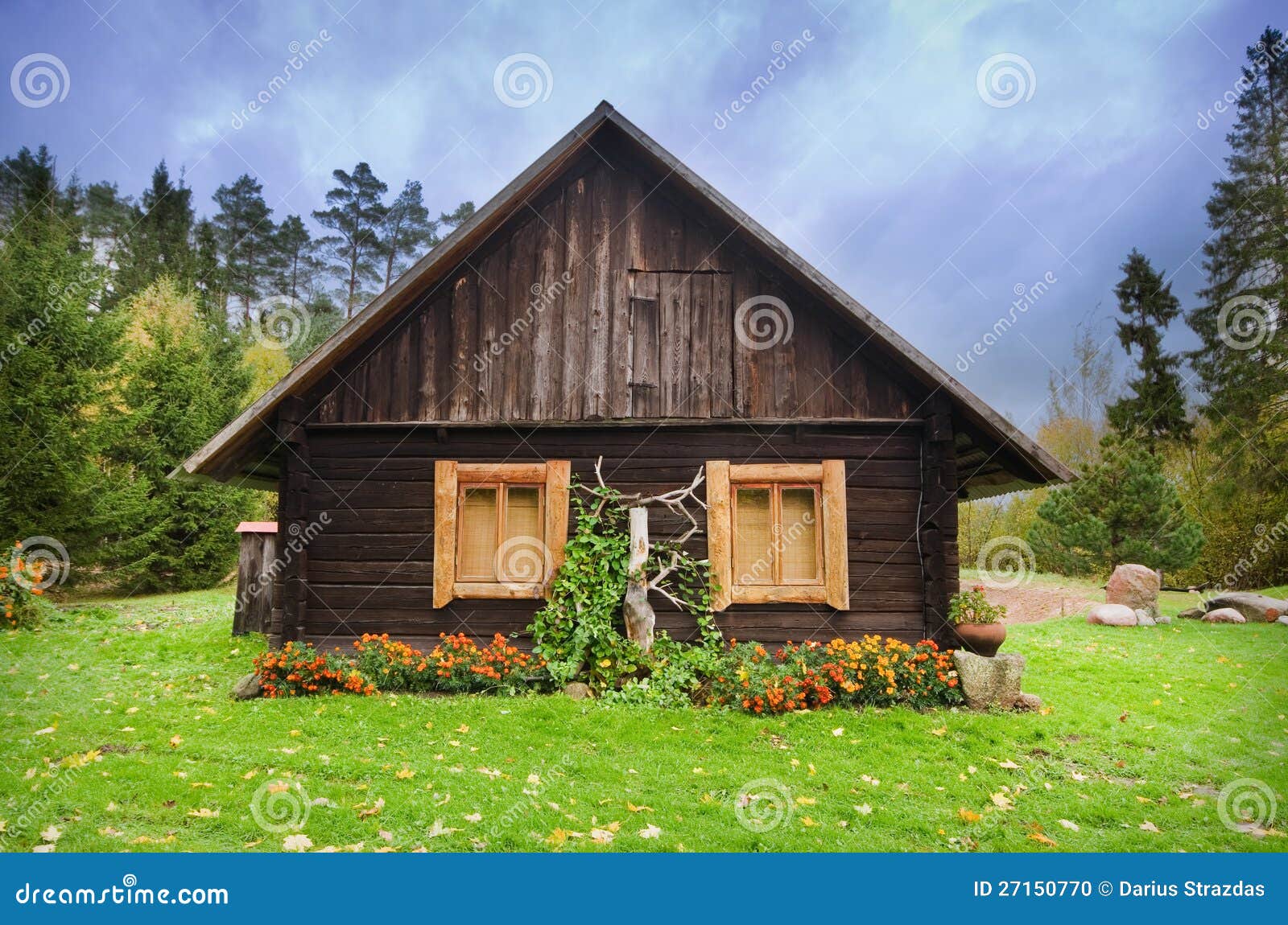 Village house stock photo. Image of outdoor, nature, wood - 27150770