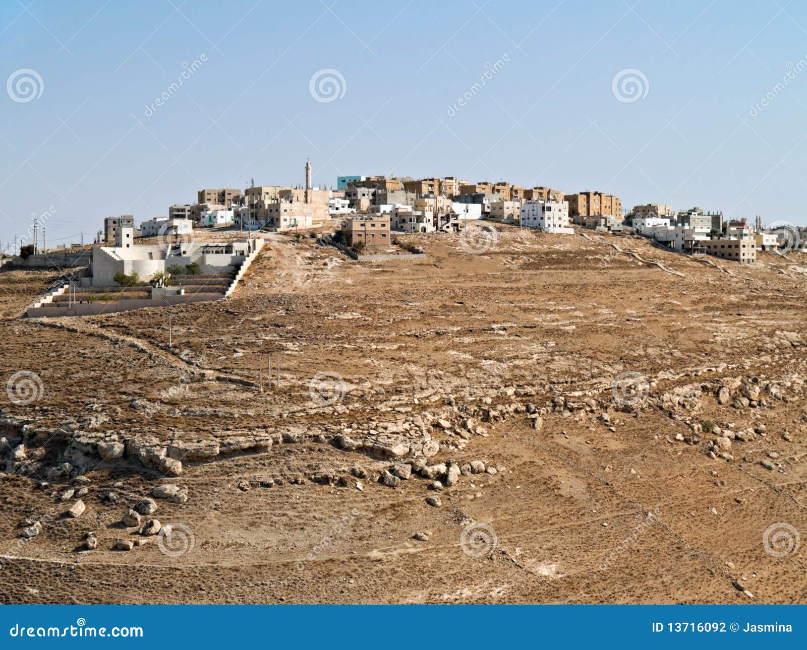 Village, Jordan stock photo. Image of middle, kerak, arabia - 13716092