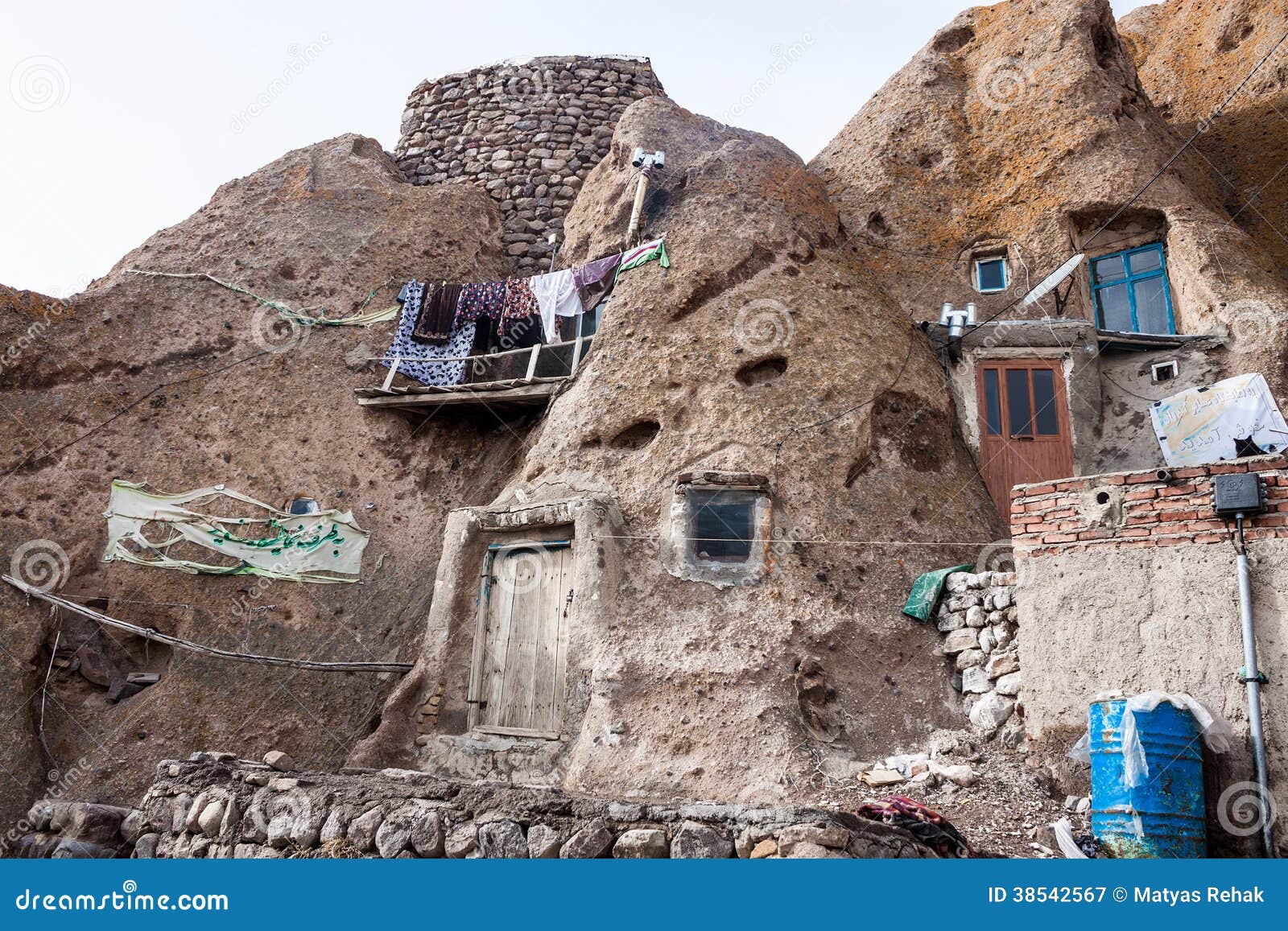 Village Kandovan stock image. Image of asian, ancient - 38542567