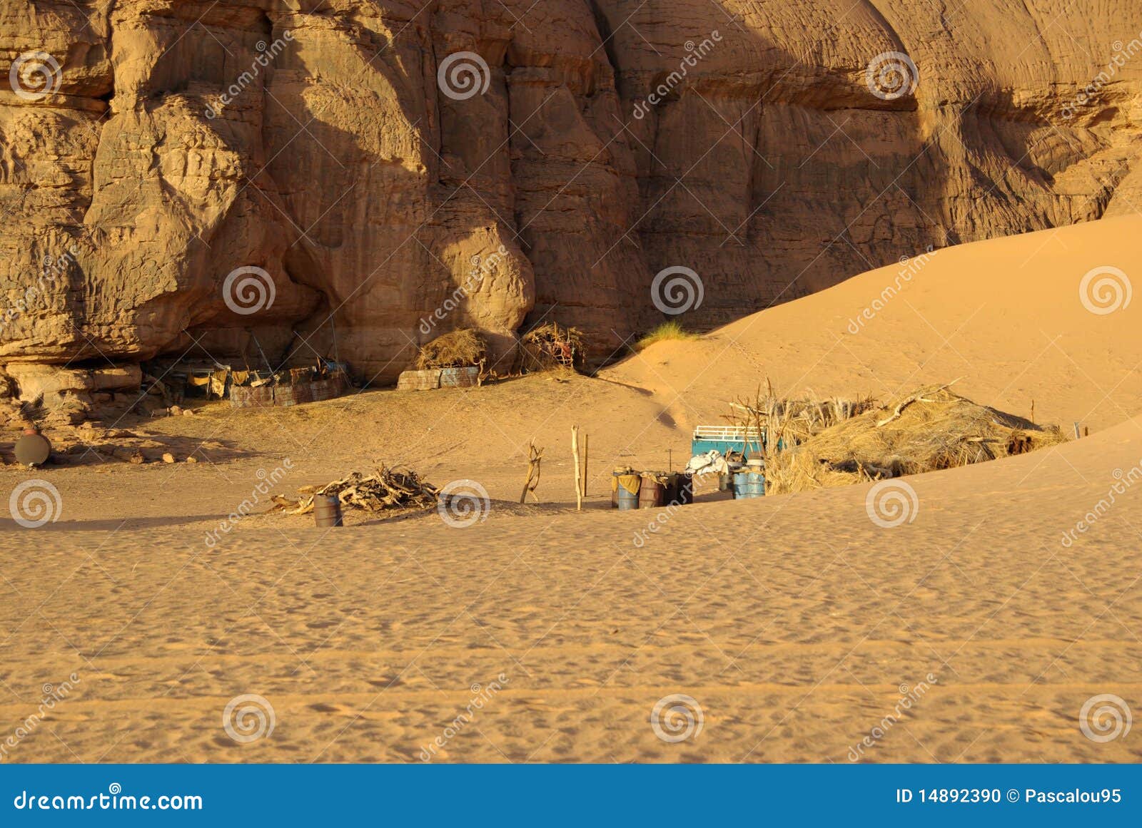 Village In Libyan Desert Stock Photo - Image: 14892390