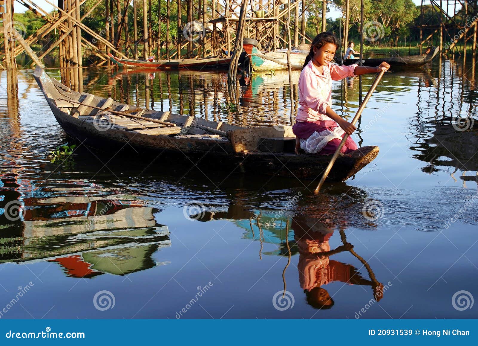 Village Lifestyle, Cambodia Editorial Stock Image - Image of village ...