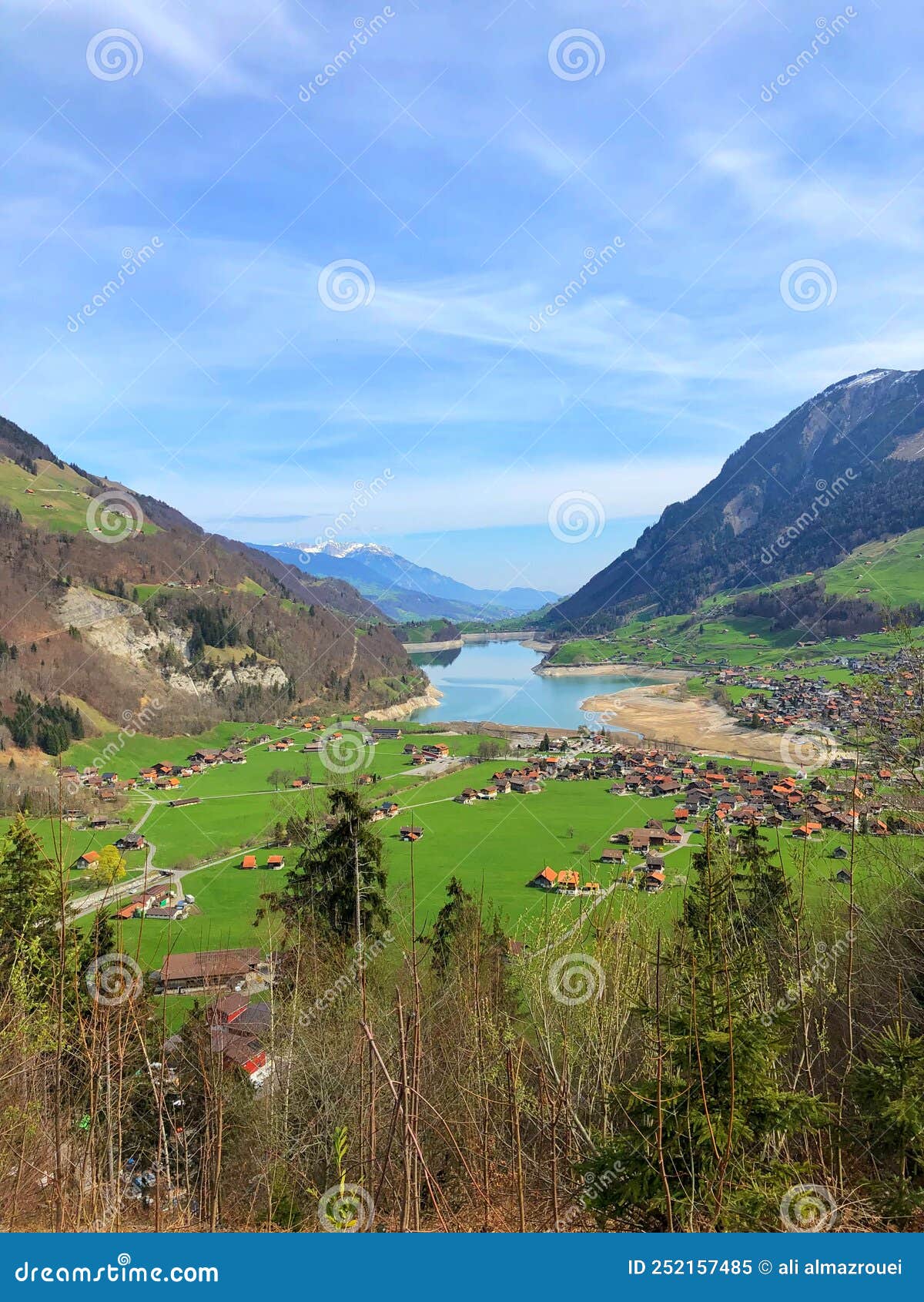 Switzerland stock image. Image of lungern, travel, village - 252157485