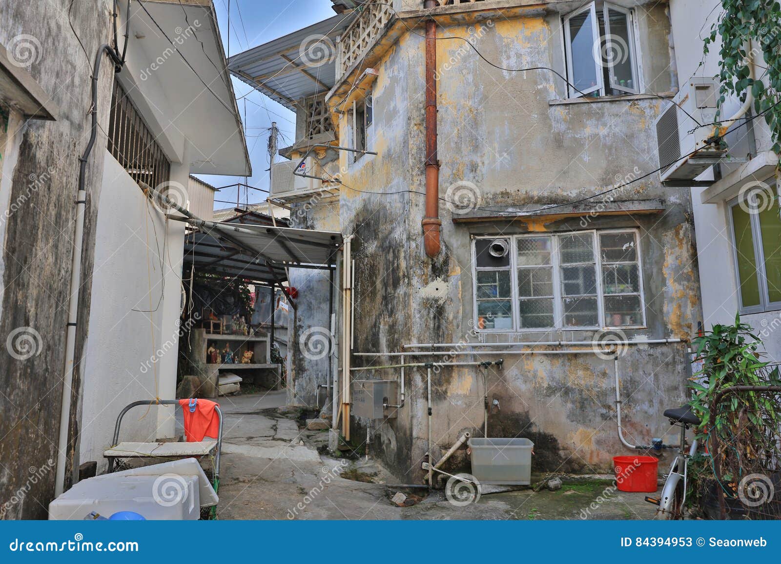 The Village of Ma Wan Chung Stock Image - Image of fish, modern: 84394953