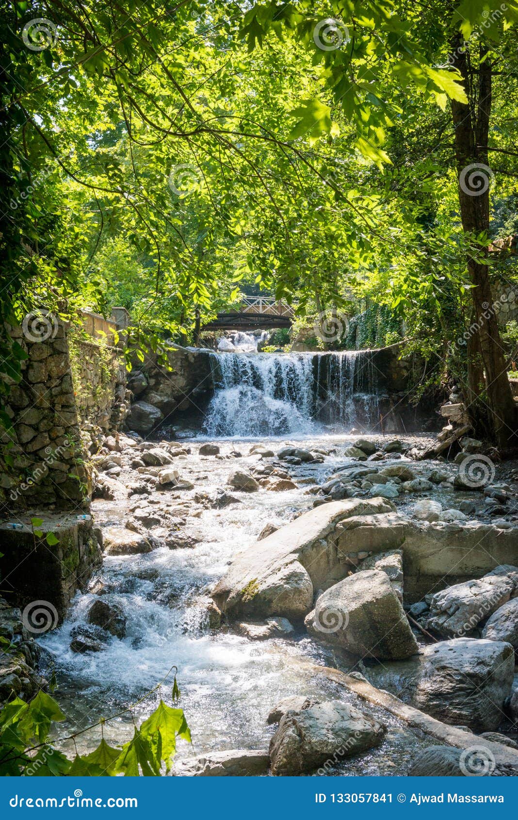 Village of Masukiye stock image. Image of green, waterfall - 133057841