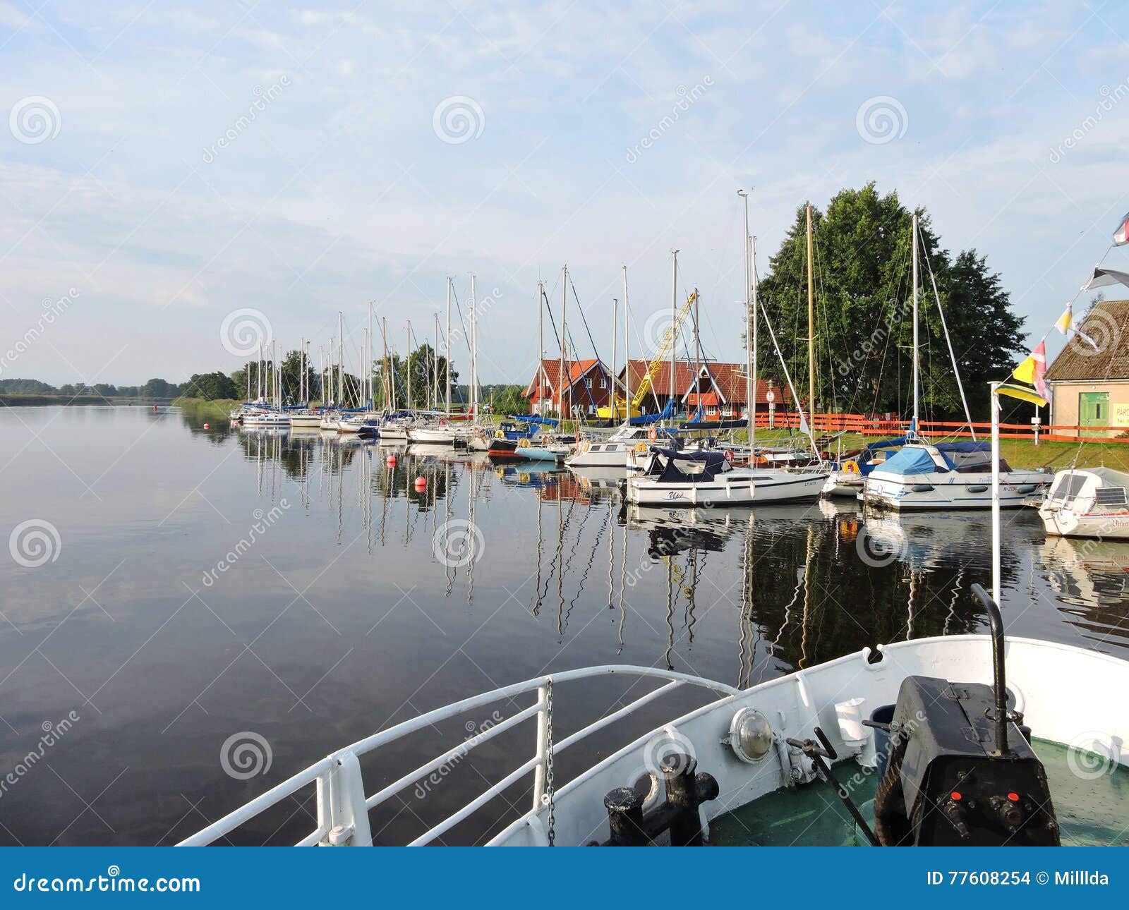 Village Minge, Lithuania editorial stock image. Image of minija - 77608254