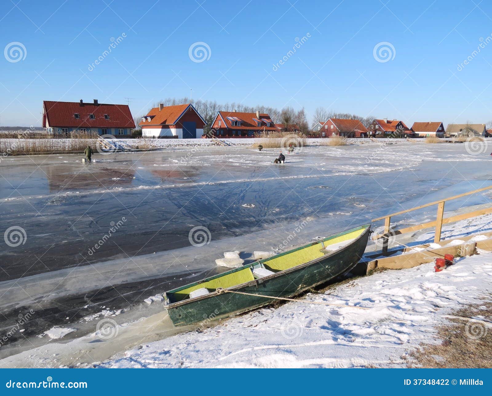Village Minge, Lithuania stock photo. Image of architecture - 37348422