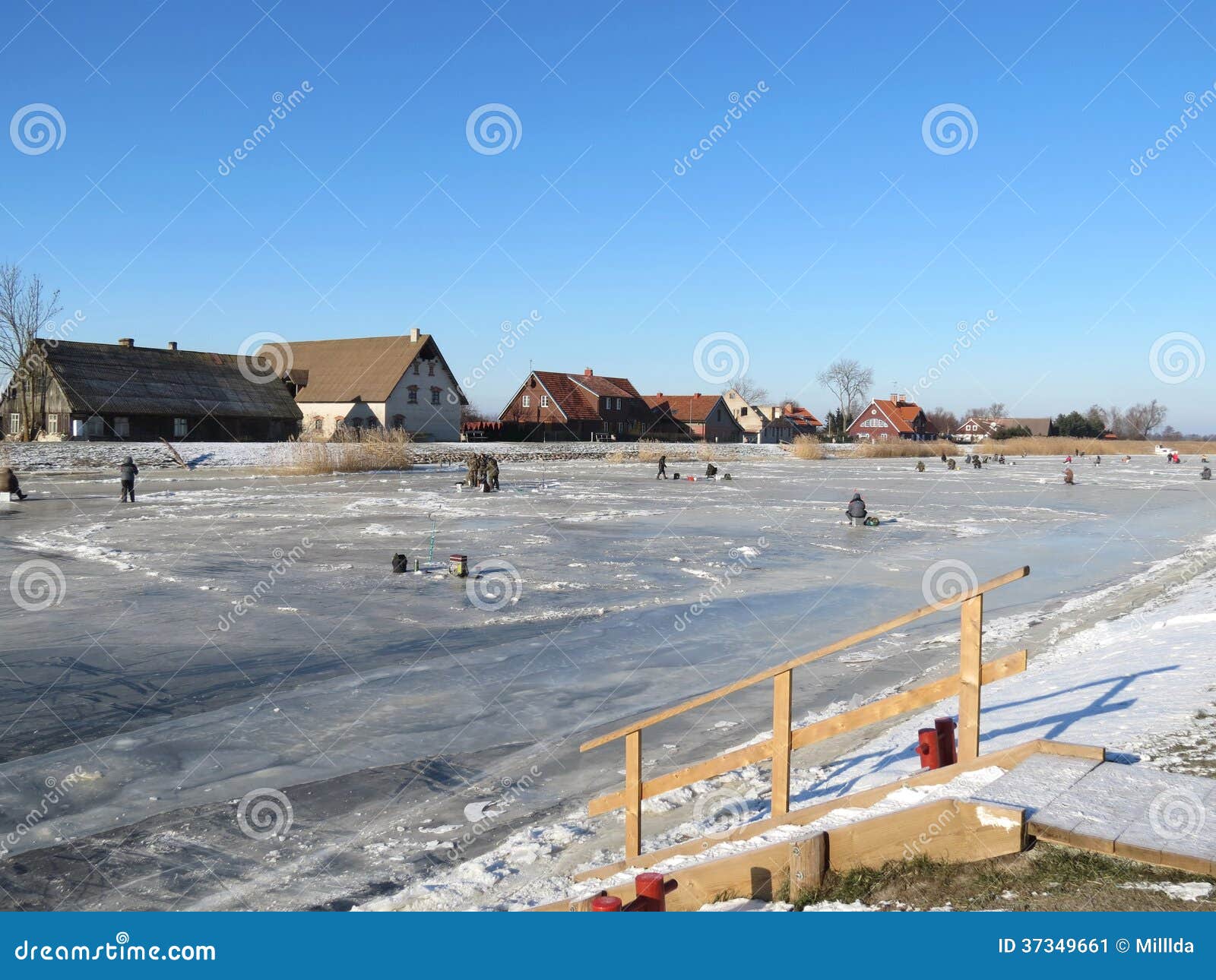 Village Minge, Lithuania stock image. Image of beautiful - 37349661