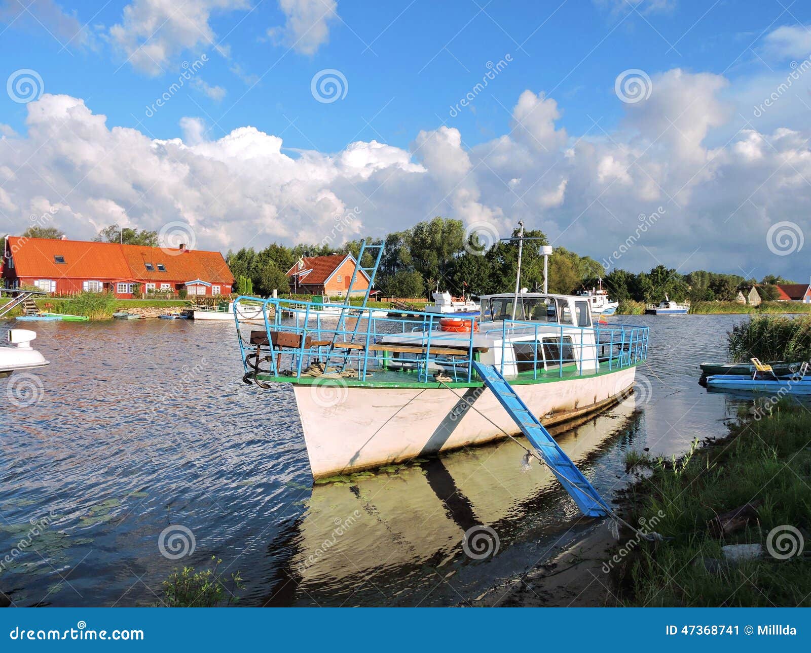 Village Minge, Lithuania stock image. Image of tree, lithuania - 47368741