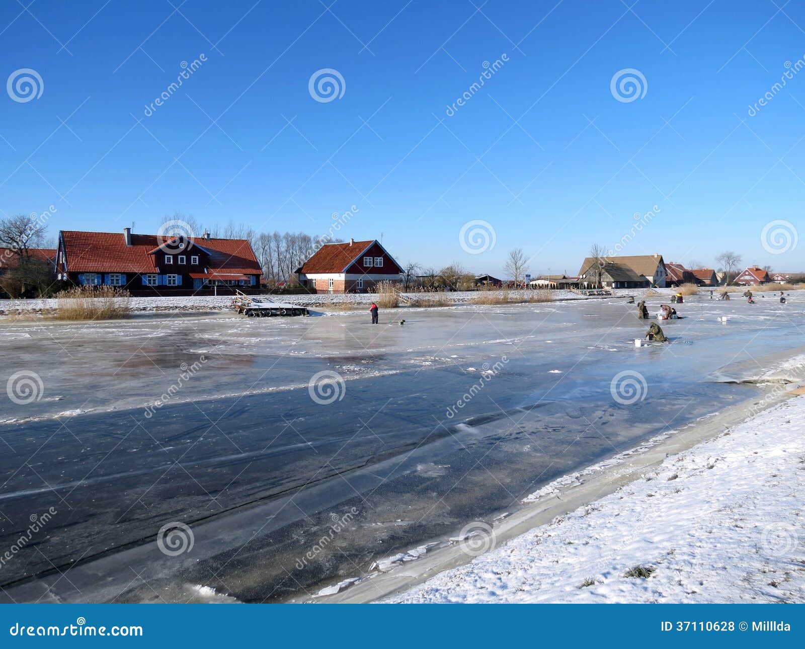Village Minge, Lithuania editorial stock photo. Image of home - 37110628