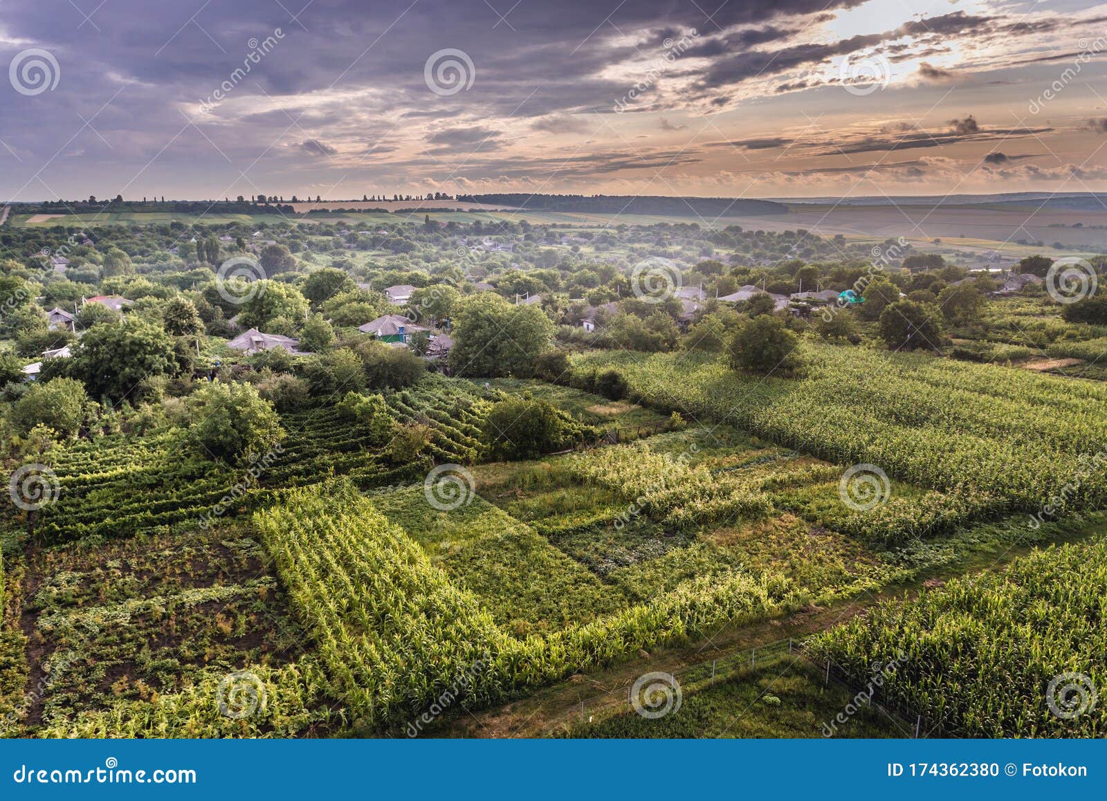 Village in Moldova stock photo. Image of field, noua - 174362380