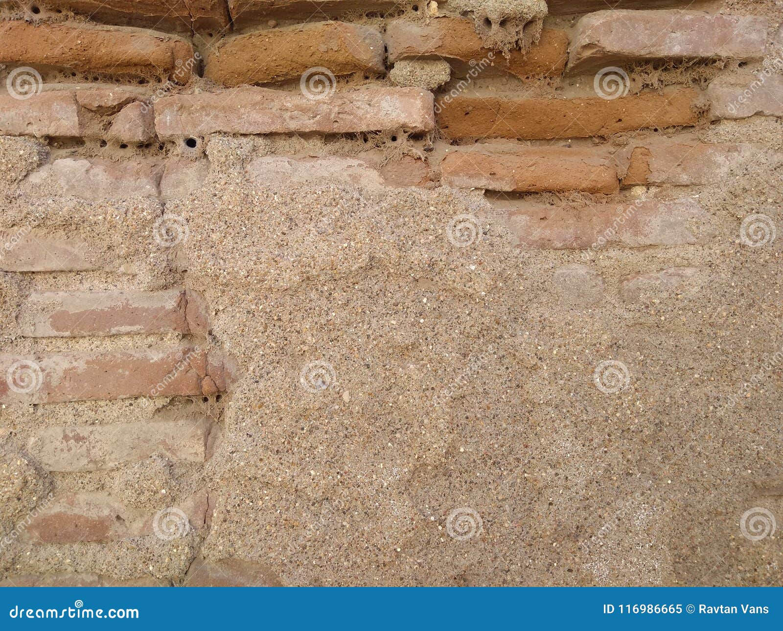 Village Prehistoric Brick Wall Texture Stock Image - Image of ...