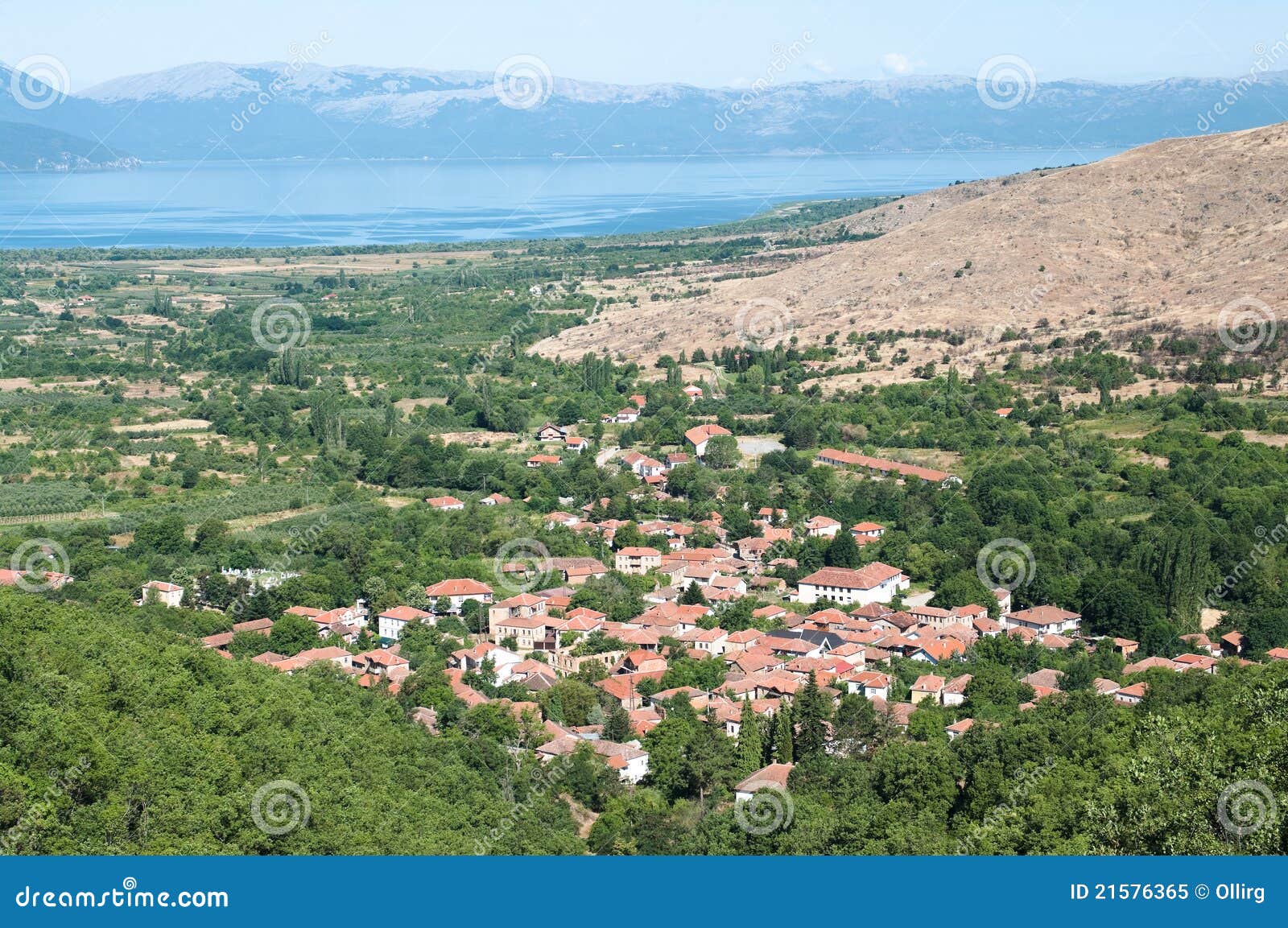 Village in Prespa District of Macedonia Republic Stock Image - Image of ...