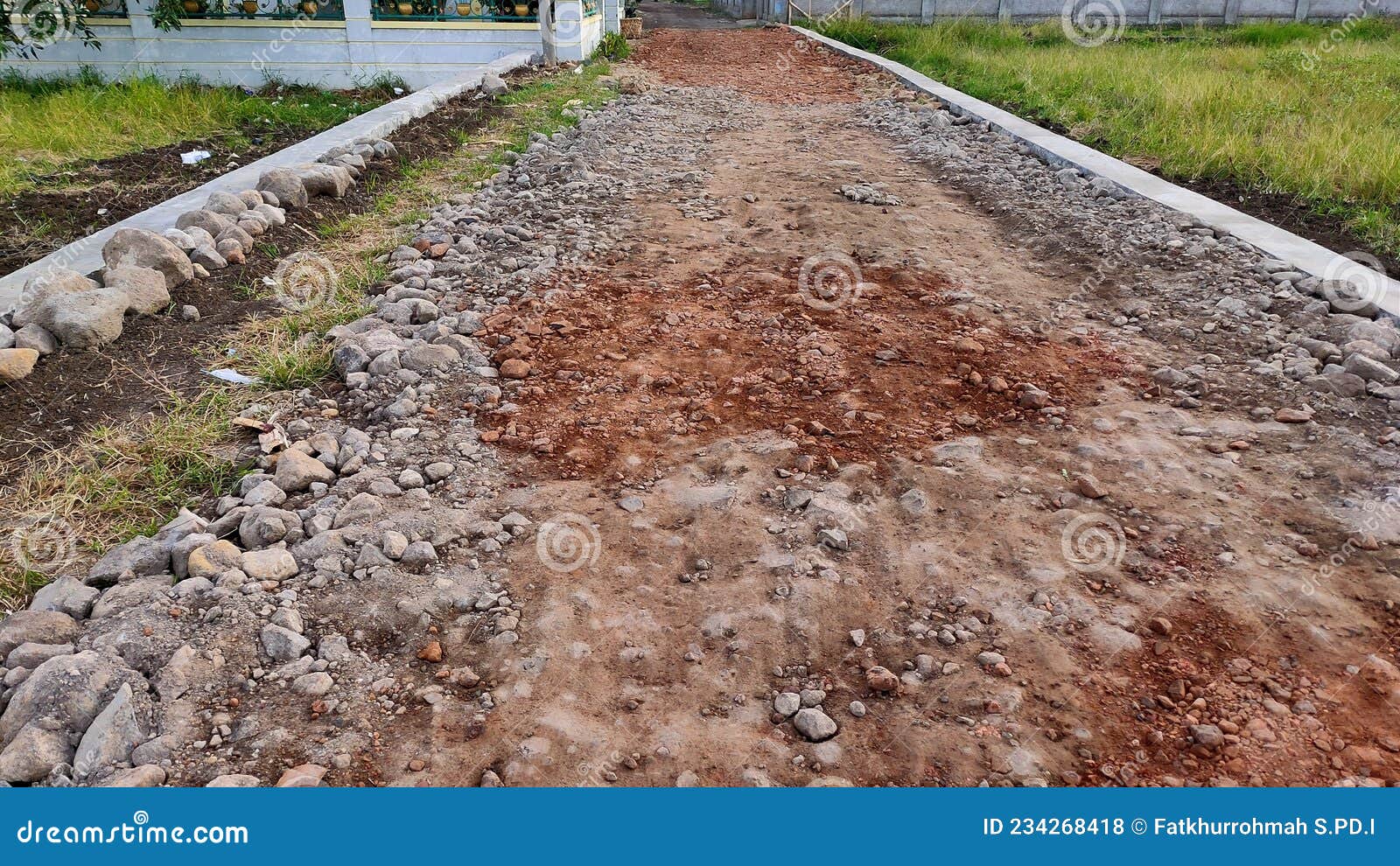 The Village Road is Being Repaired, it is Clear that the Road is Still ...
