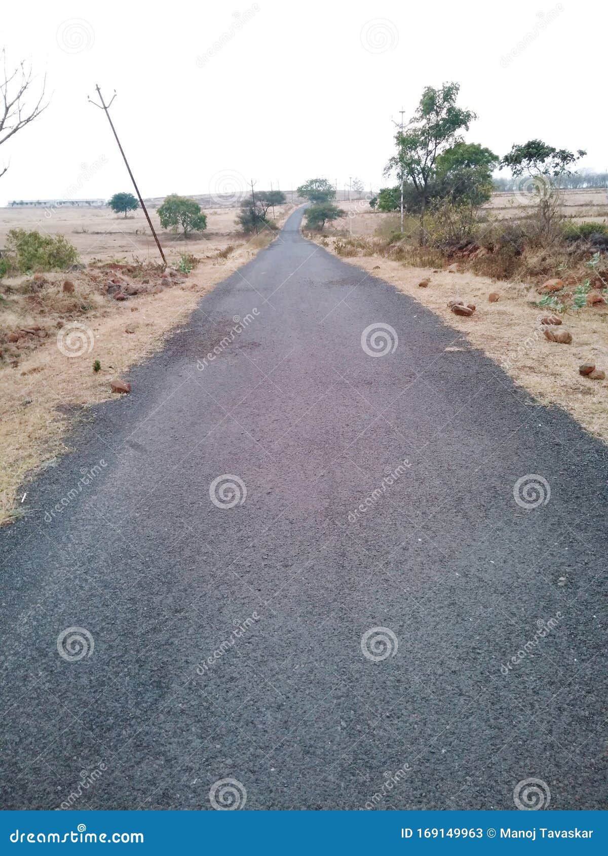 VILLAGE ROAD in INDIA stock image. Image of nature, villageroad - 169149963