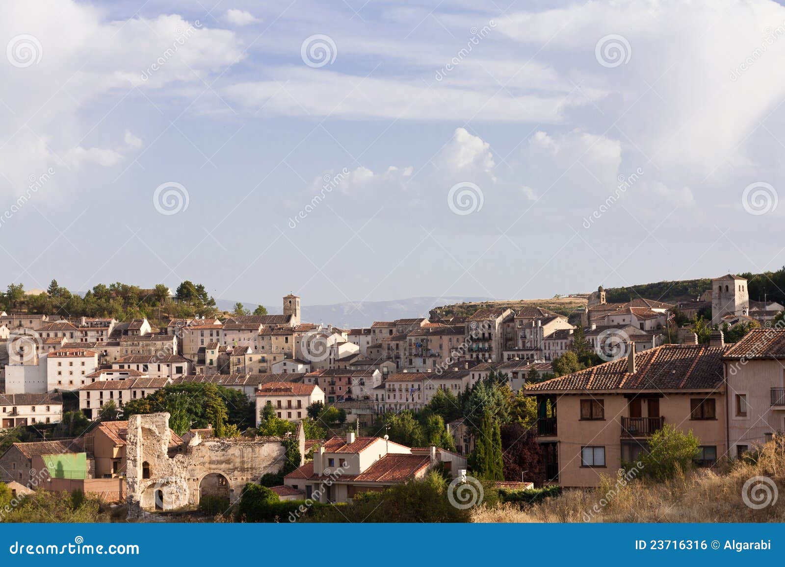 Village of Sepulveda stock photo. Image of ancient, building - 23716316
