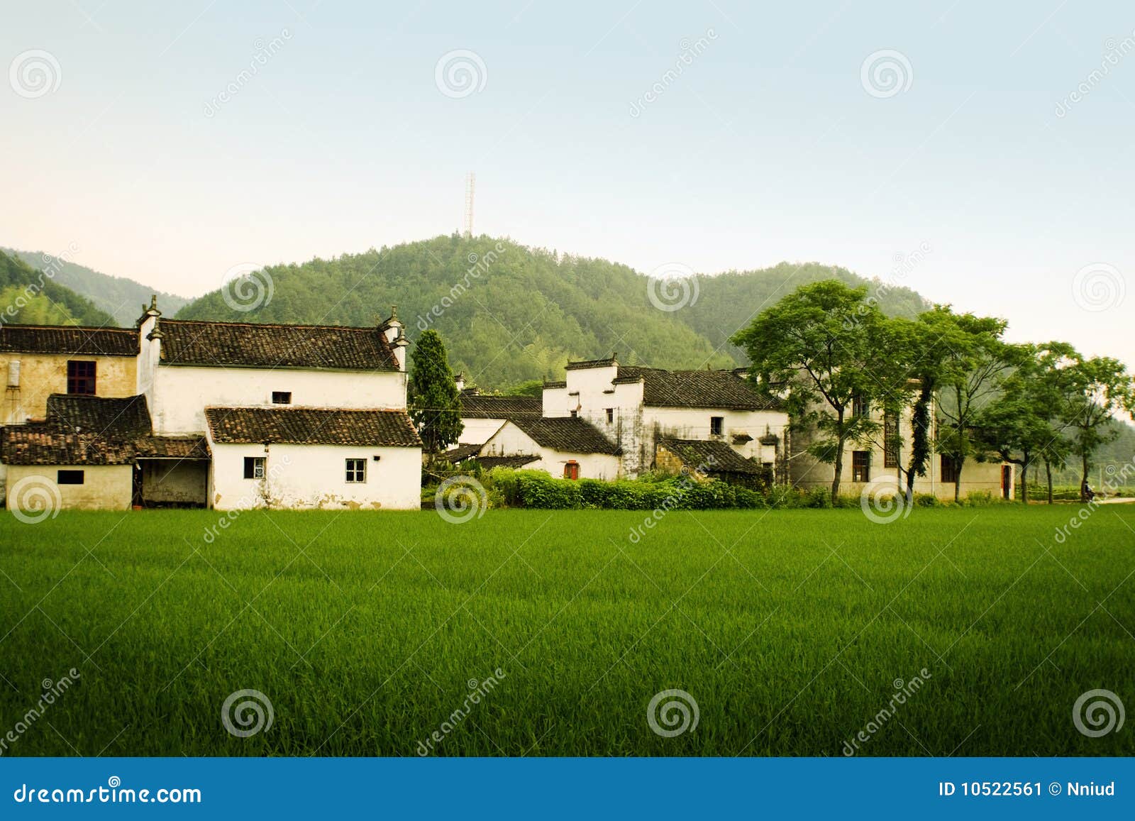 Village in South China Countryside Stock Image - Image of china ...