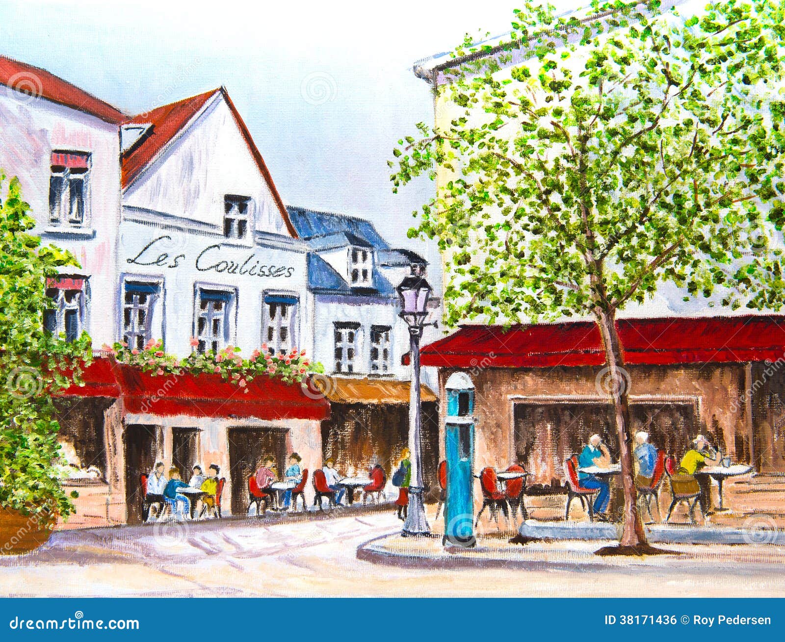 Village Square stock photo. Image of flower, oils, ornate - 38171436