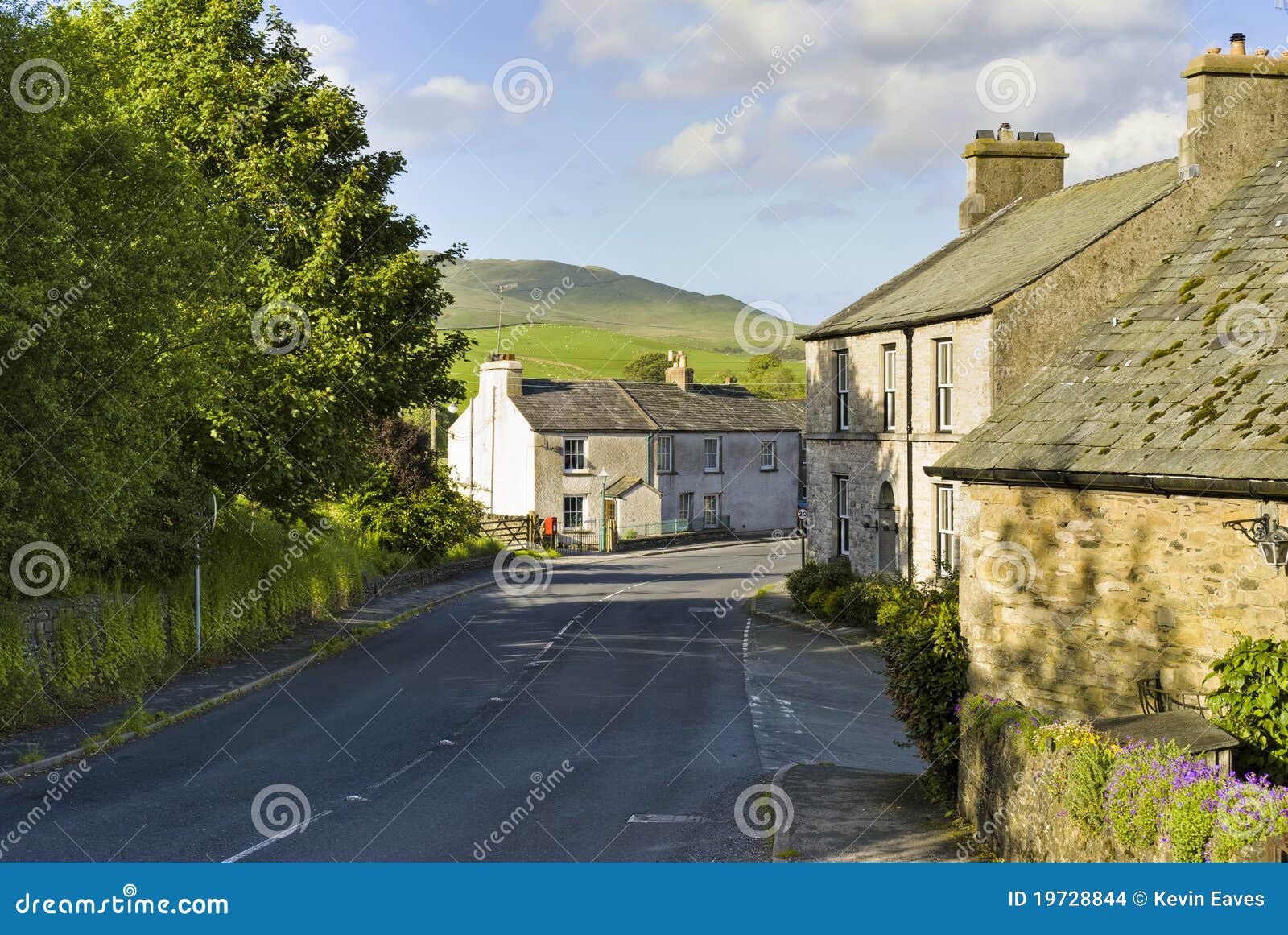 Village Street stock photo. Image of countryside, grayrigg - 19728844