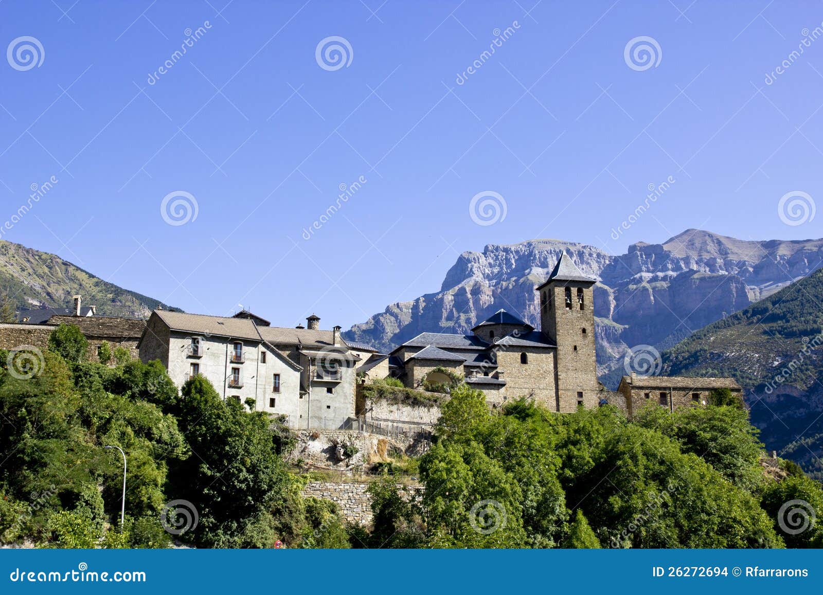 Village of Torla, Spain stock photo. Image of village - 26272694