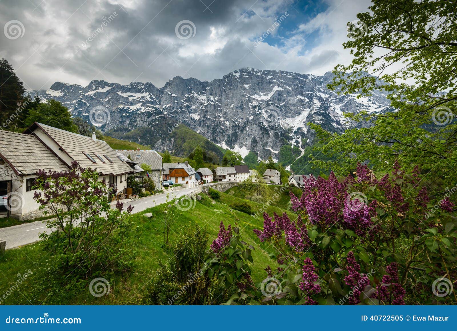 Village stock image. Image of slovenia, island, scenery - 40722505