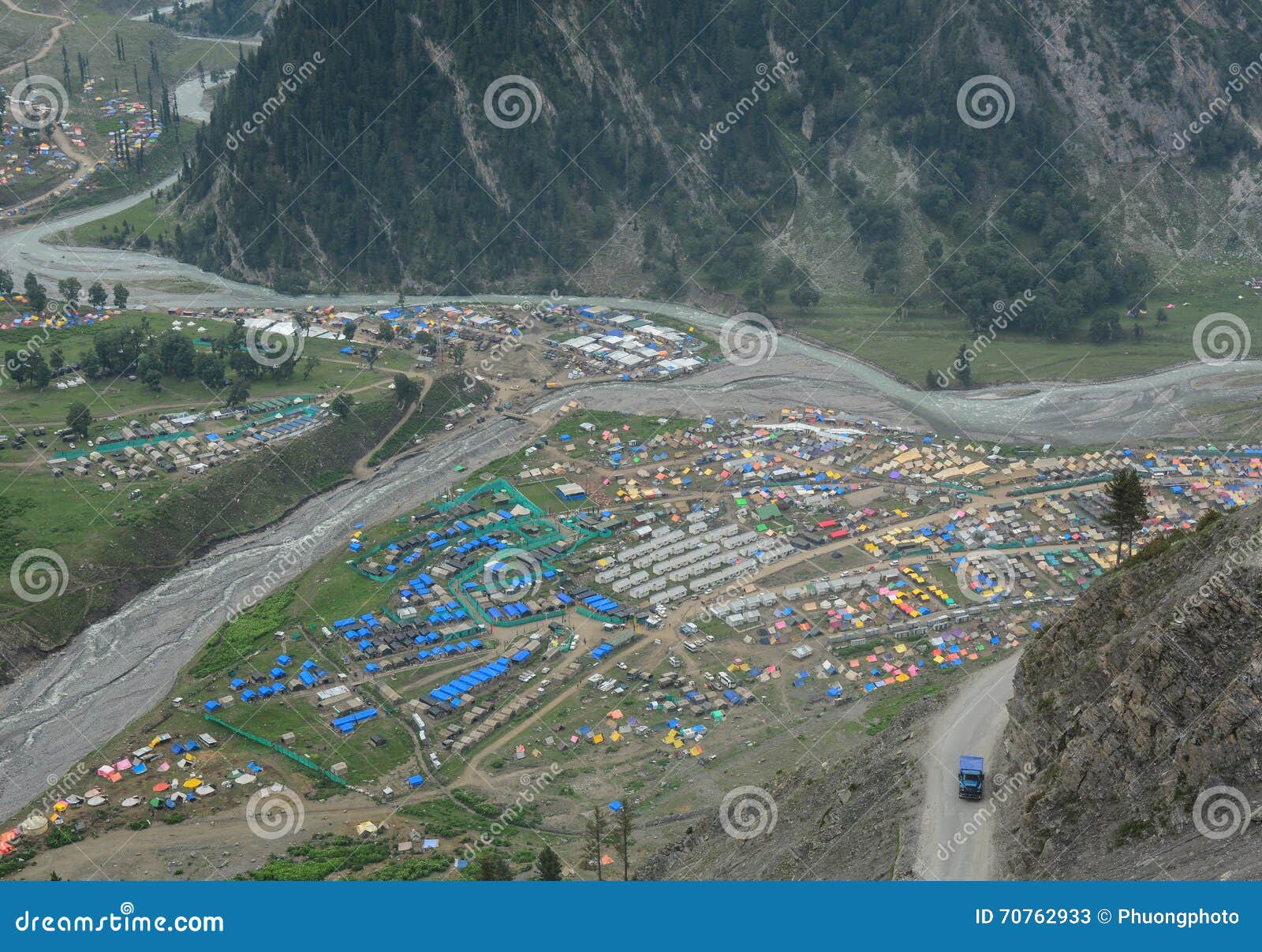 A Village at the Valley in Srinagar, India Editorial Stock Photo ...