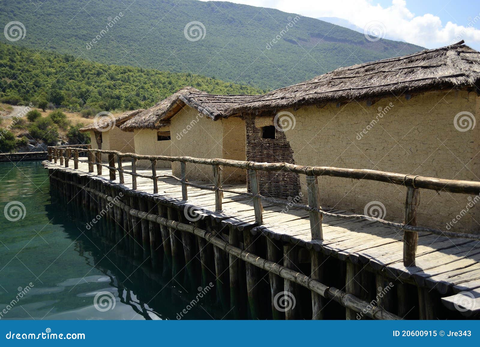 Village on water stock image. Image of white, archaeological - 20600915