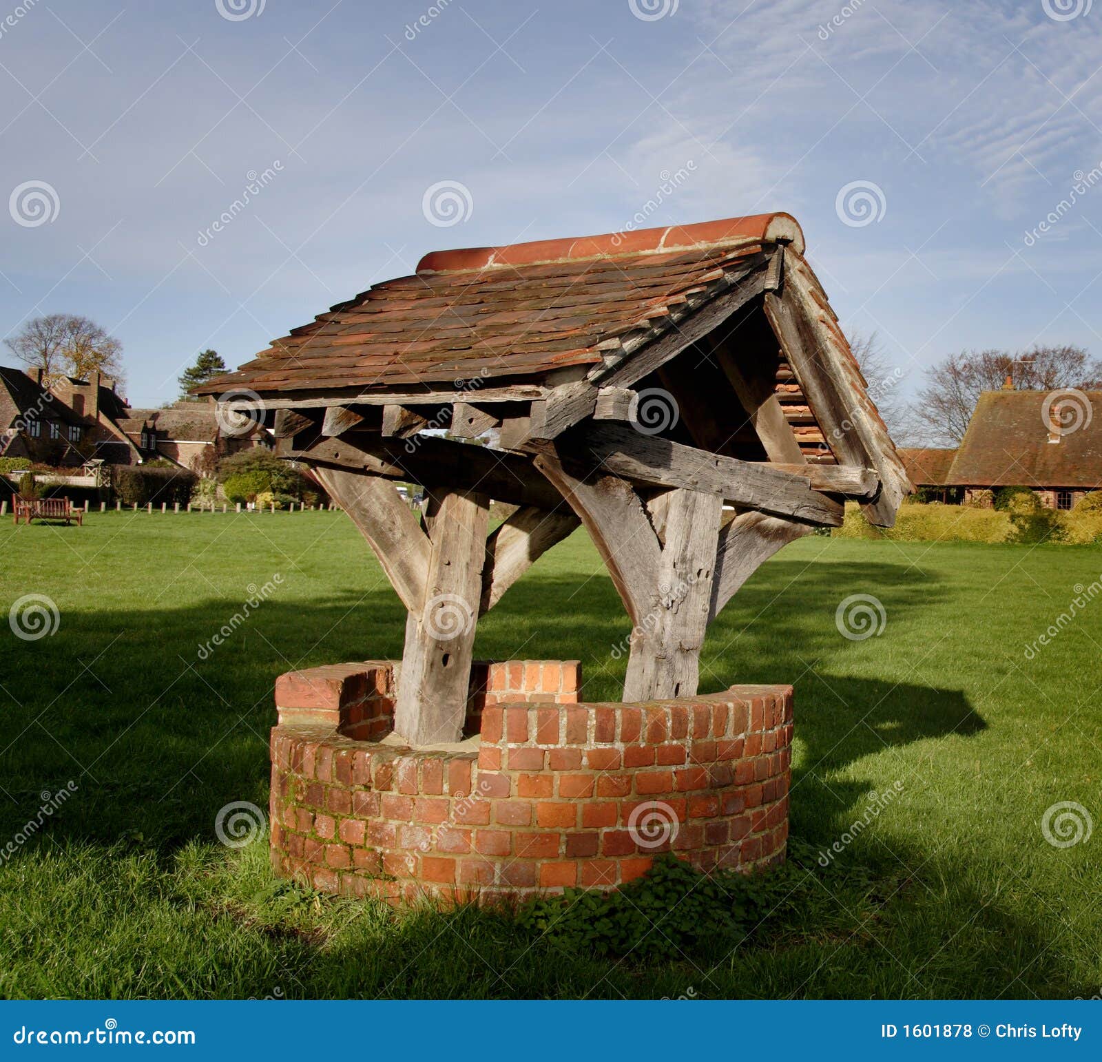 Village Well stock photo. Image of heritage, woodwork - 1601878