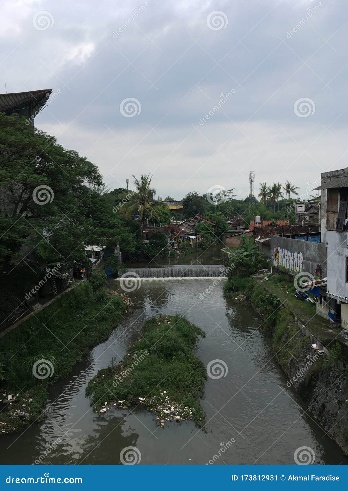 Villager Home beside the River Side Editorial Photo - Image of side ...