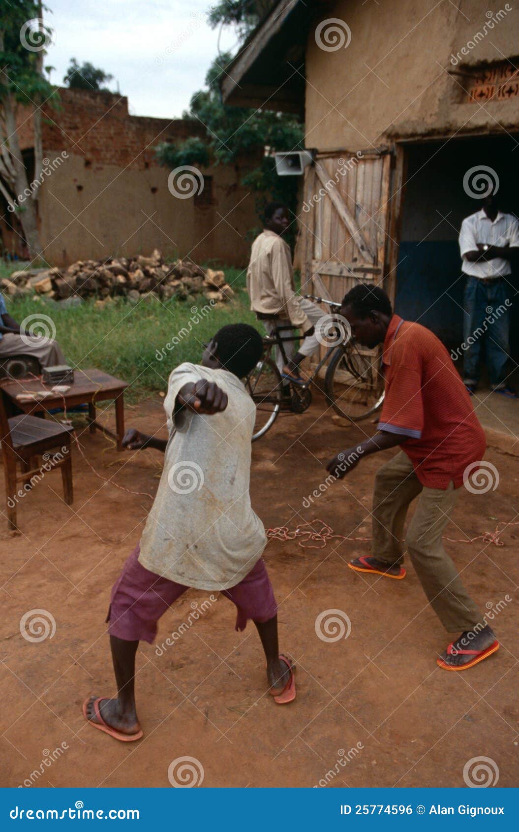 Villagers Dancing To Music, Uganda Editorial Photo - Image of vertical ...