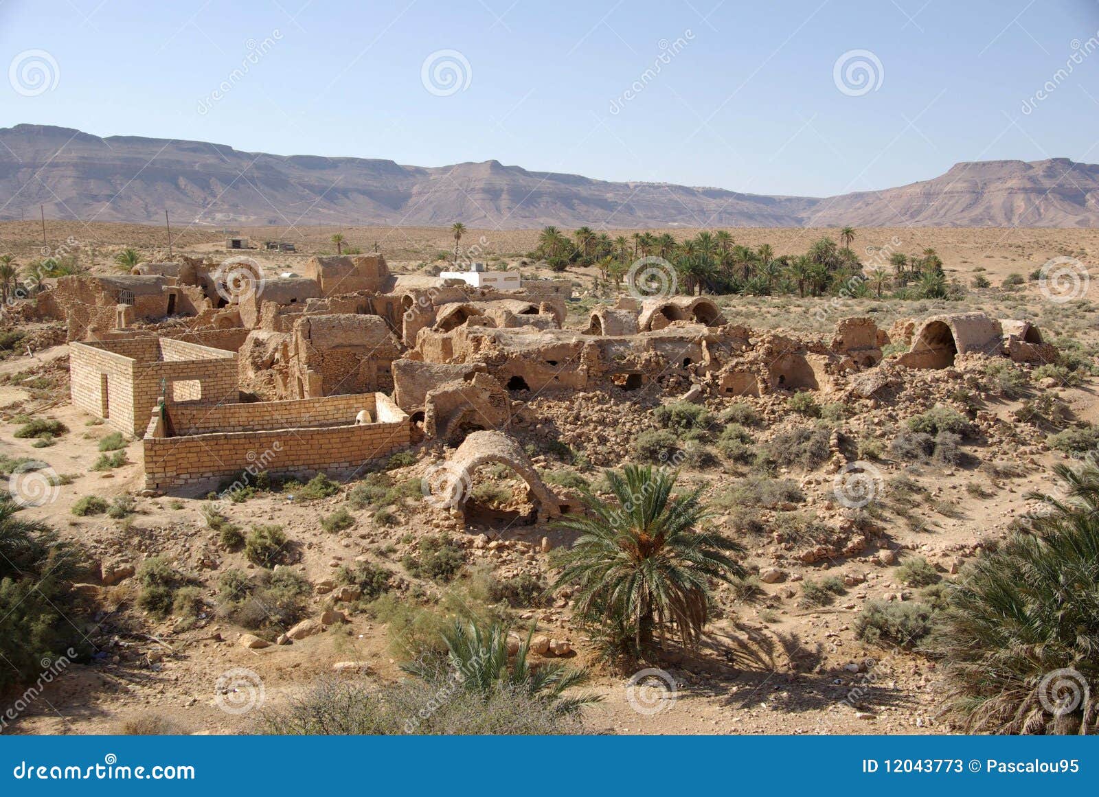 Villaggio Antico Di Berber, Libia Immagine Stock - Immagine di libia ...