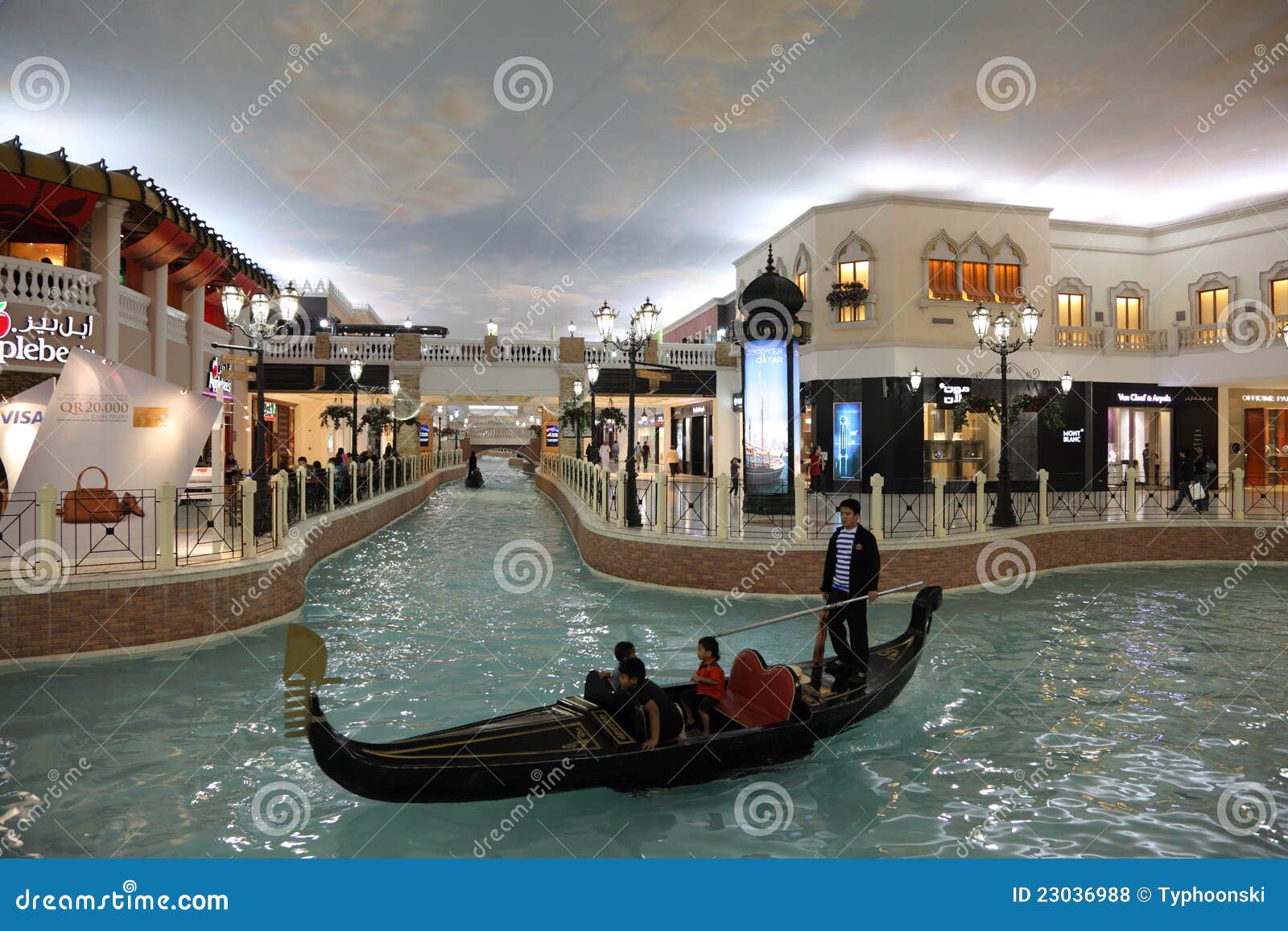 Villaggio Mall Shopping in Doha Editorial Stock Photo - Image of stores ...