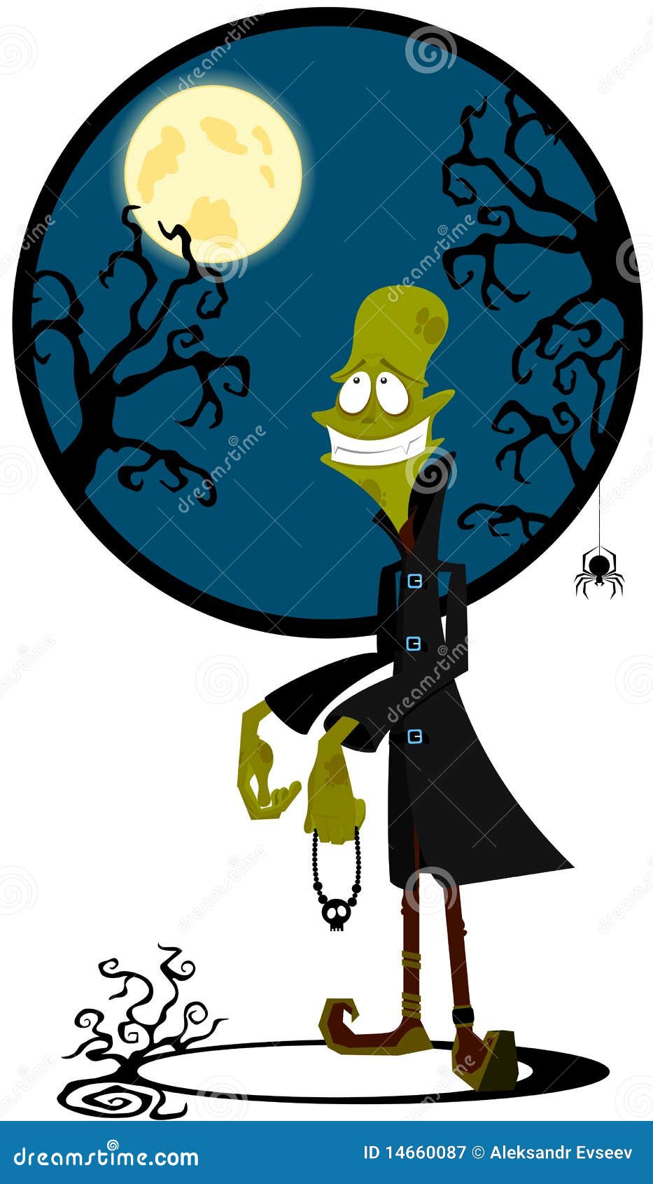 The villain stock vector. Illustration of horror, characters - 14660087