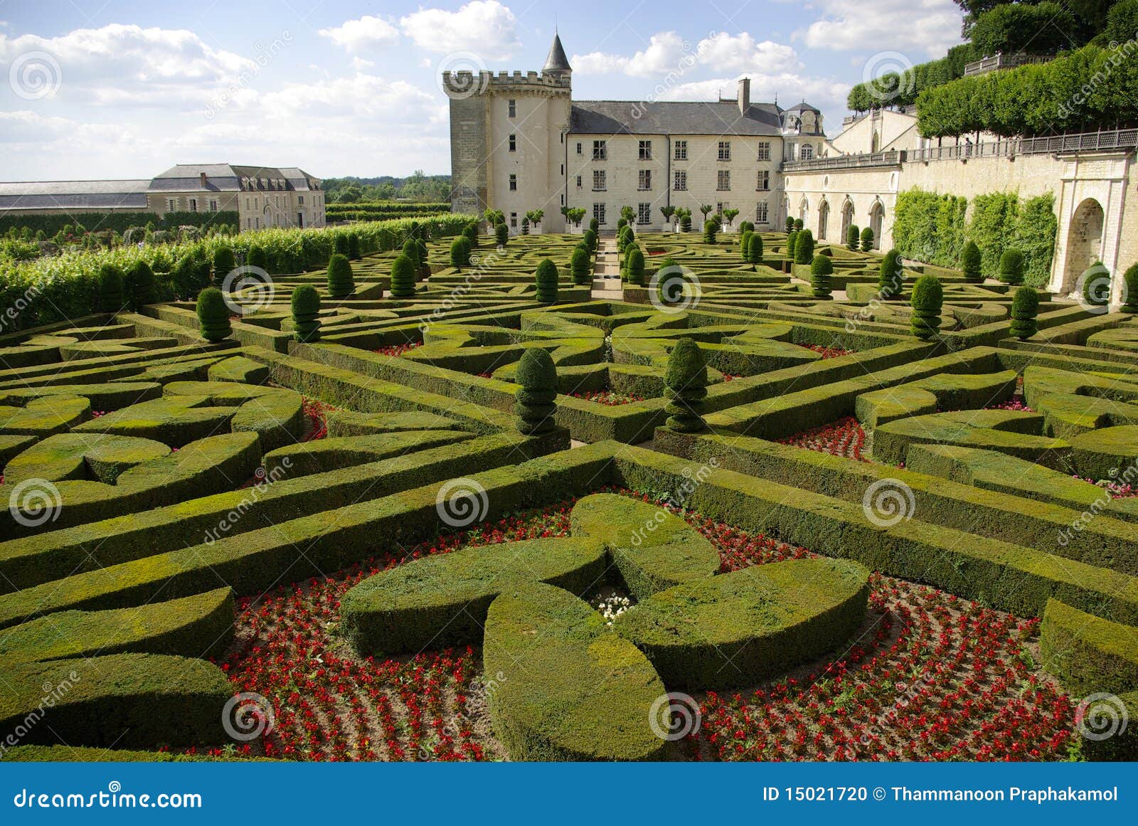Villandry castle stock photo. Image of country, history - 15021720