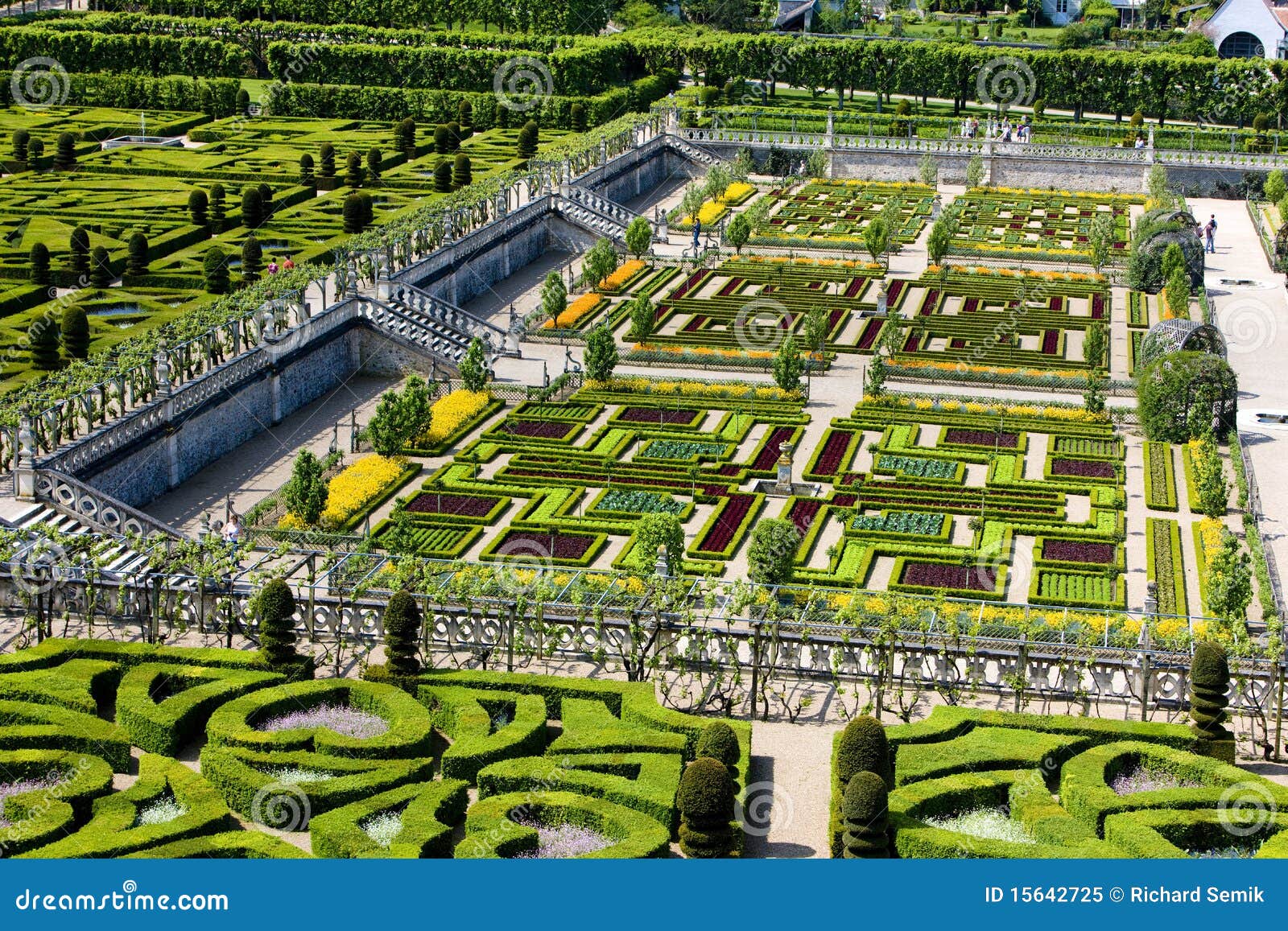 Chateau Et Jardins De Villandry
