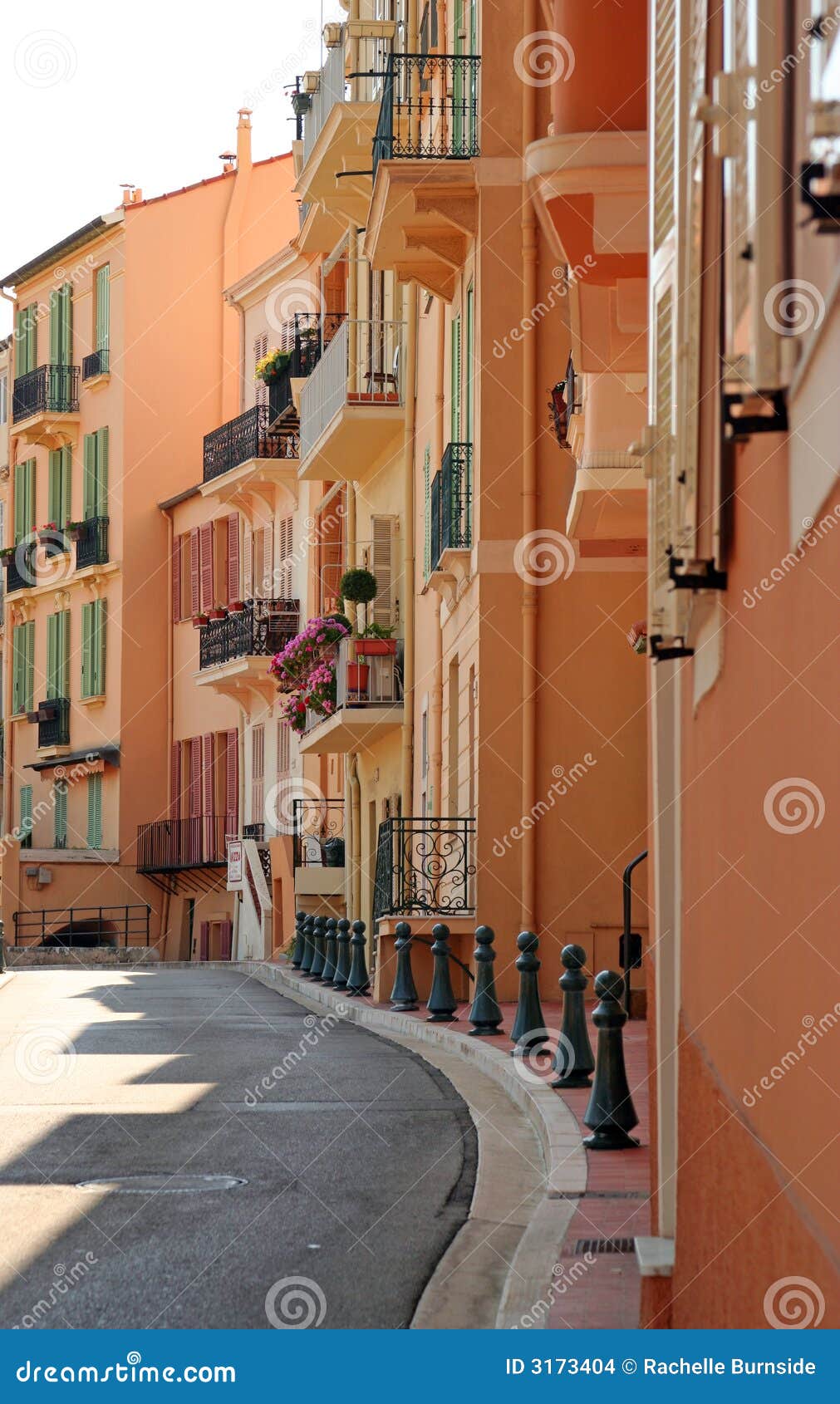 Villas stock photo. Image of villas, condos, pink, estate - 3173404